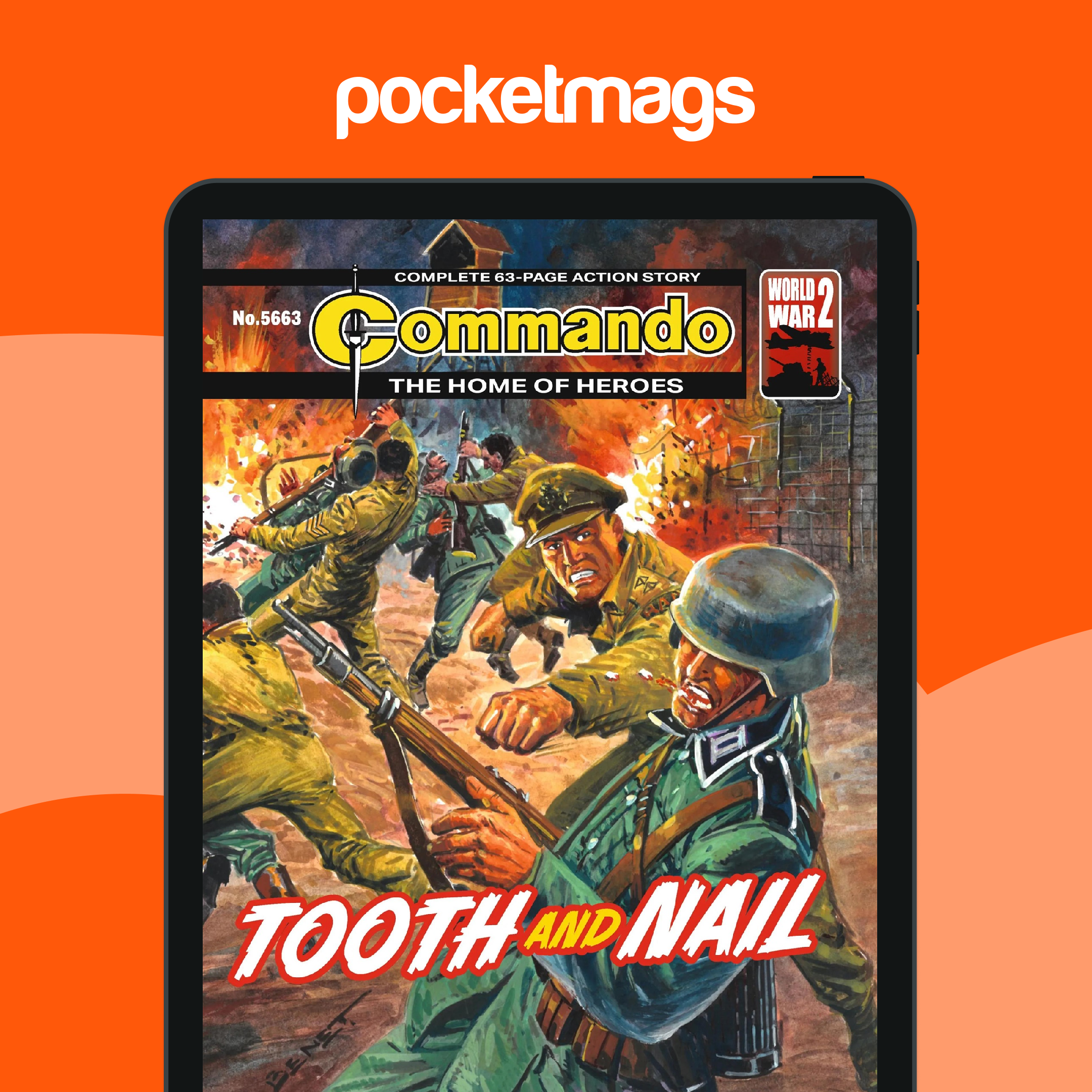 Commando Magazine - 5663 Back Issue