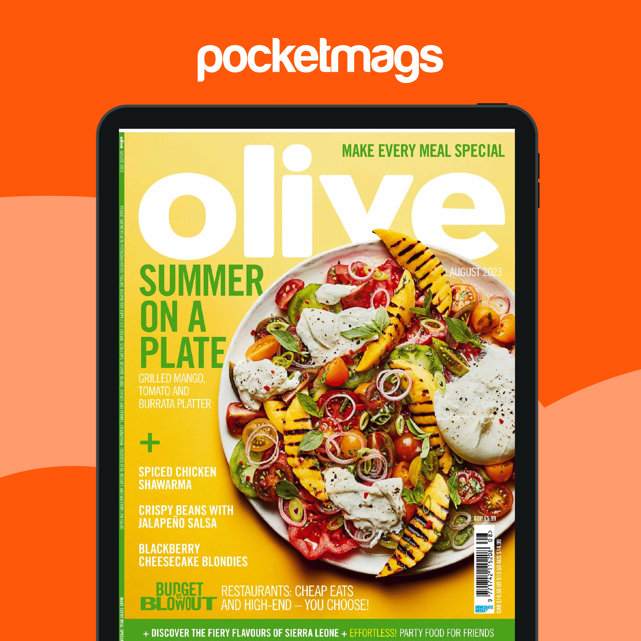 Olive Magazine - August 2023 Back Issue