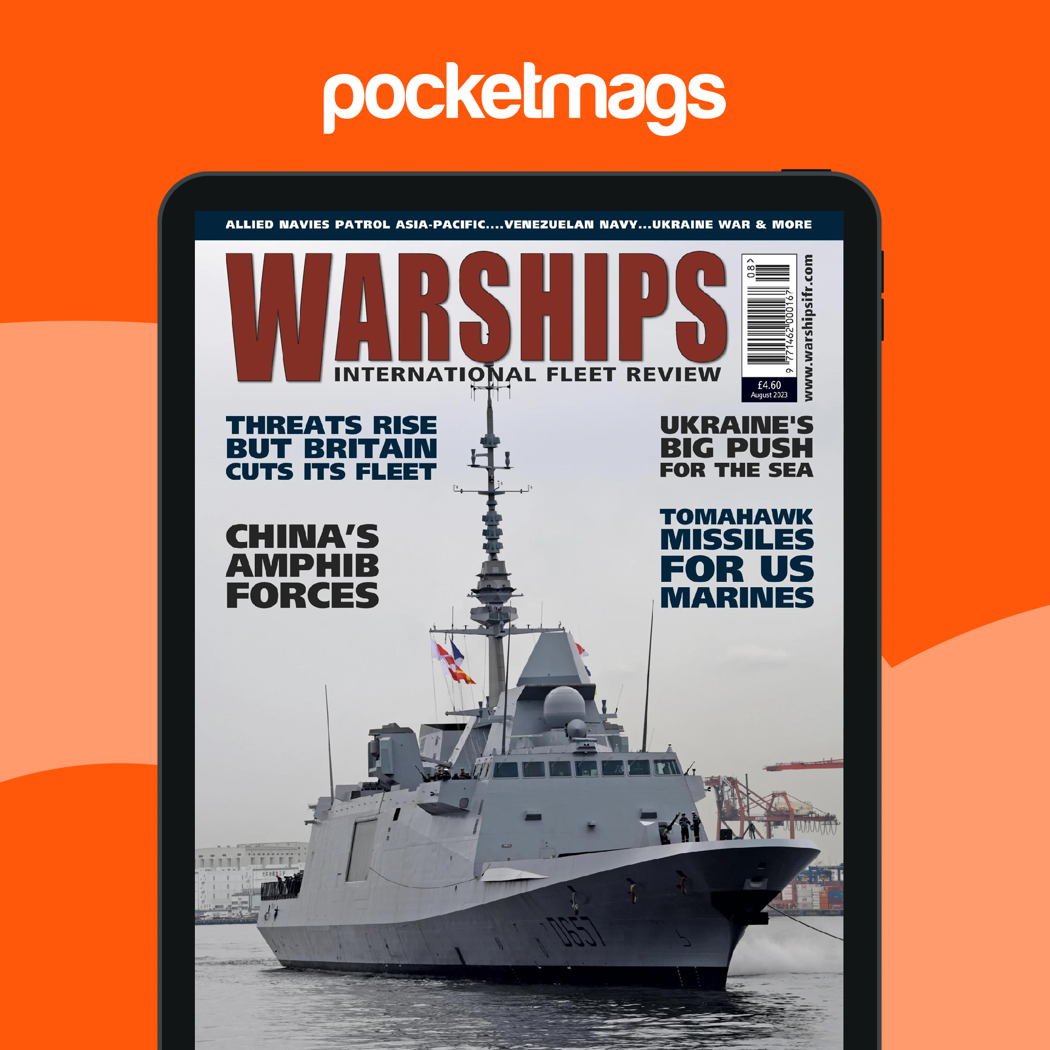 Warships International Fleet Review Magazine - August 2023 Back Issue