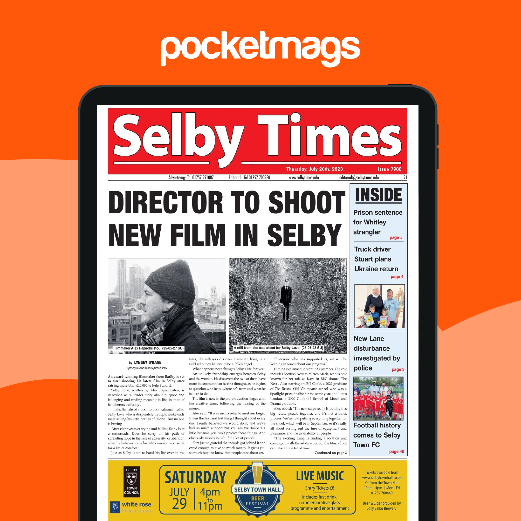 Selby Times Magazine - July 20th 2023 Retour à l'édition précédente