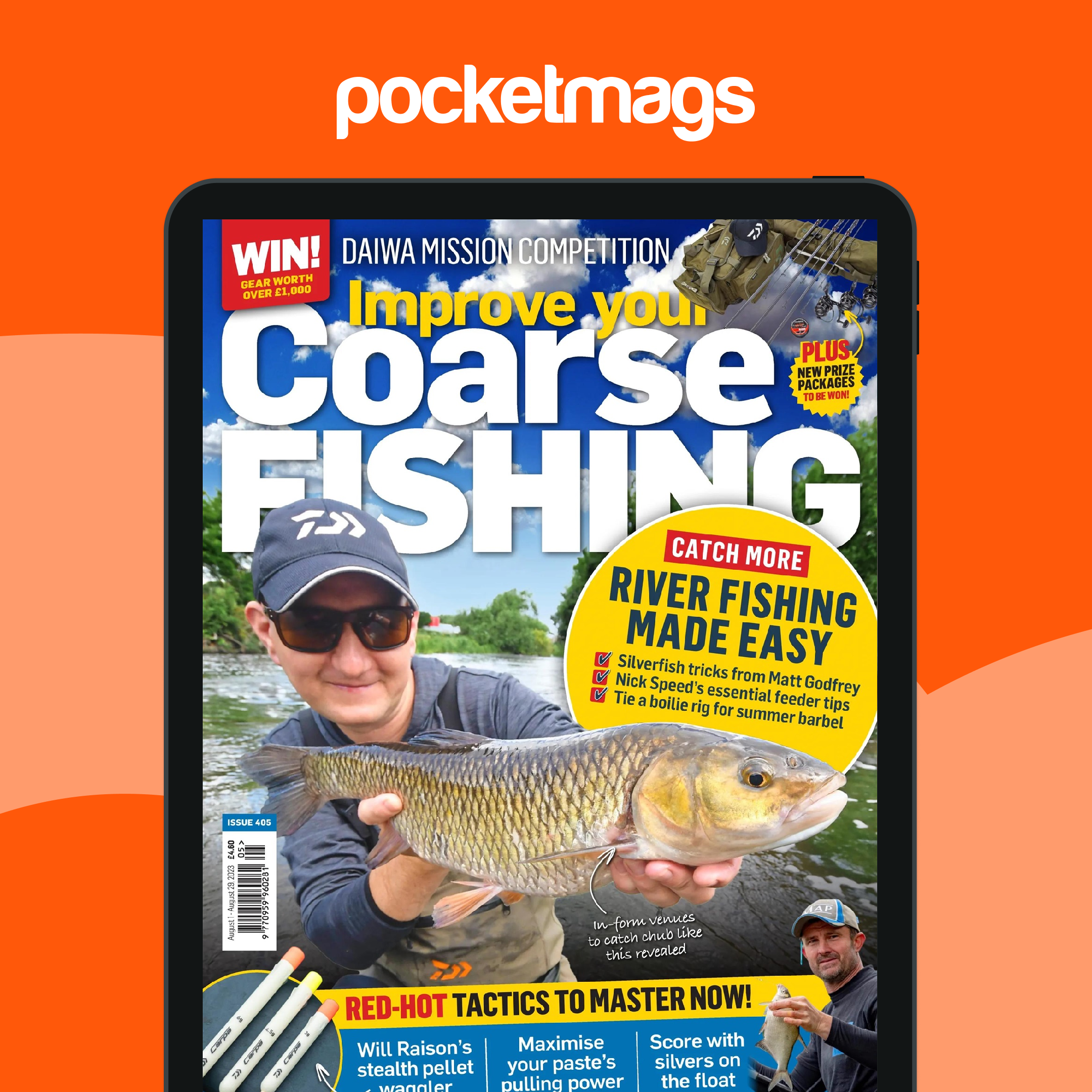 Improve Your Coarse Fishing Magazine - 405 Back Issue
