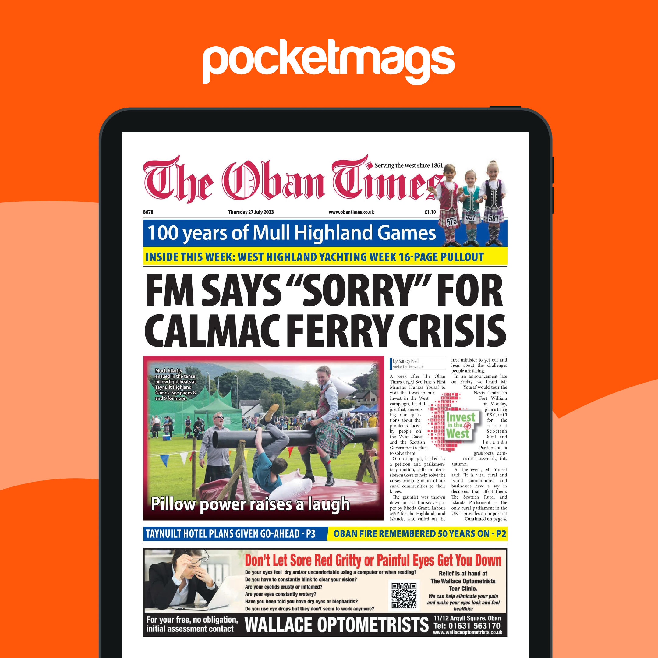 The Oban Times & Lochaber Times Magazine - 27th July, 2023 Back Issue