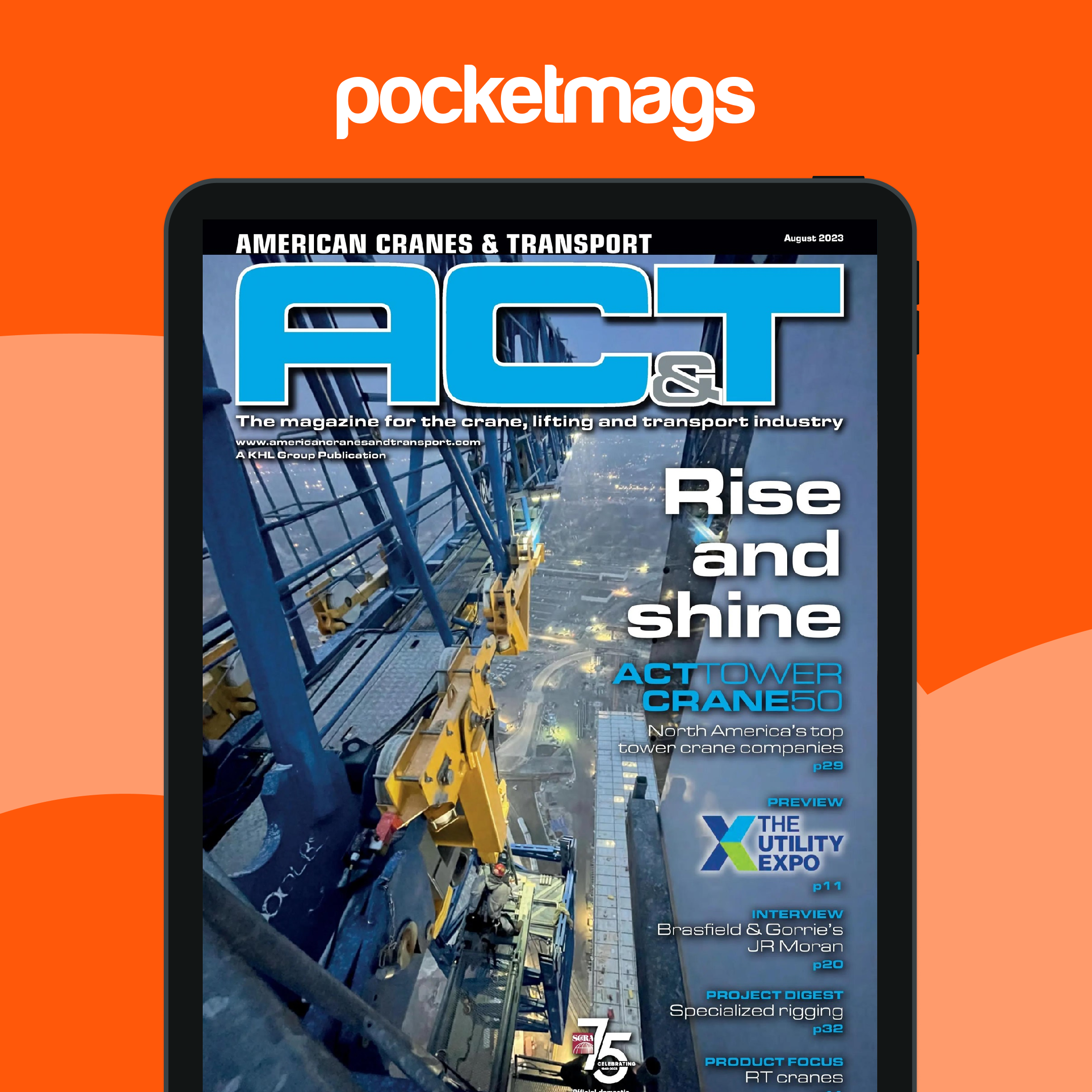 American Cranes & Transport Magazine - July-August 2023 Back Issue