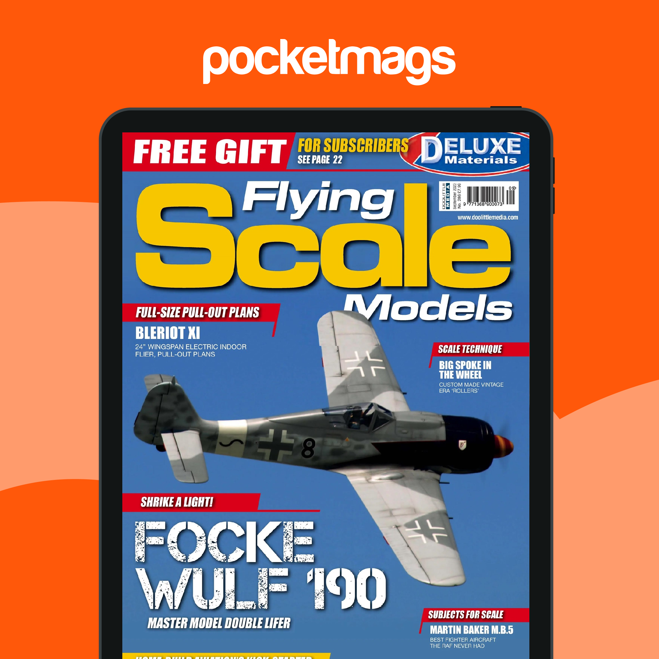Flying Scale Models Magazine - Sept 23 Back Issue