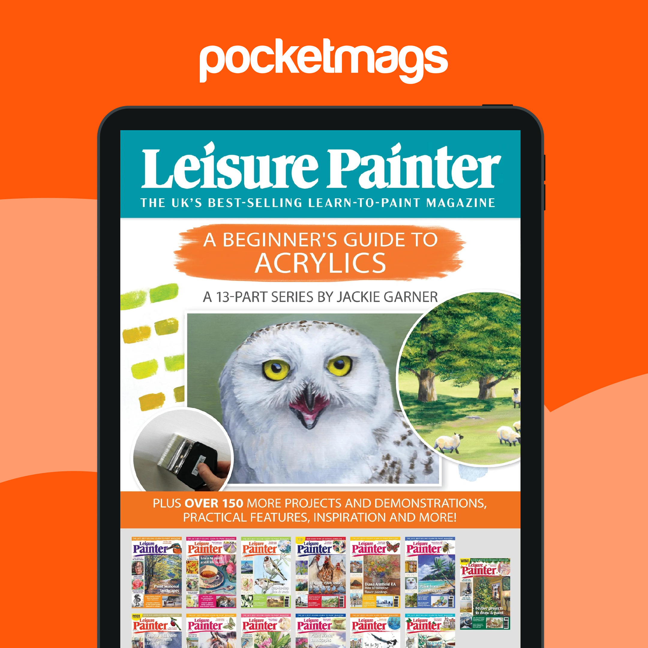 Leisure Painter & The Artist Magazine - A Beginners Guide to Acrylics ...