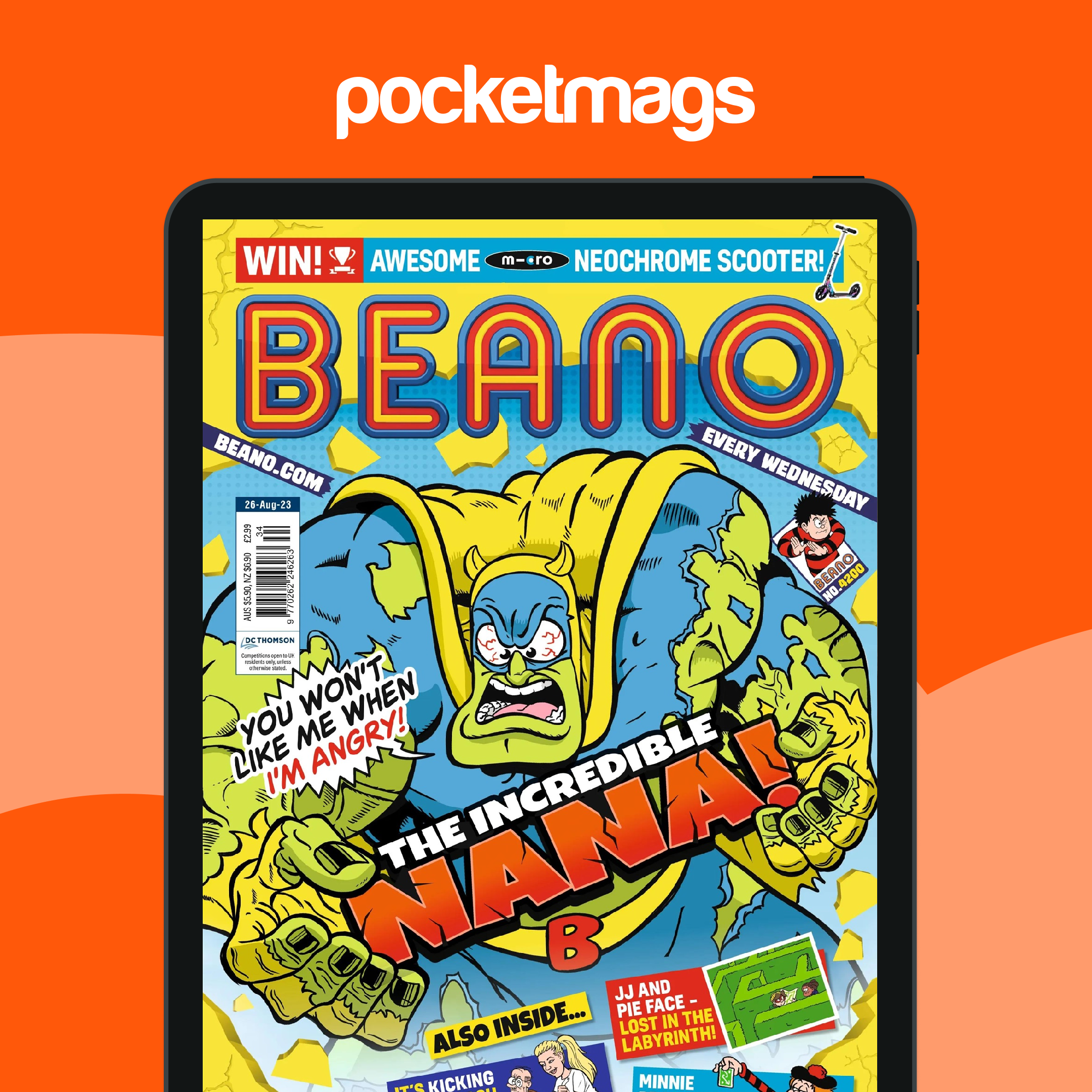 Beano Magazine - 23/08/2023 Back Issue