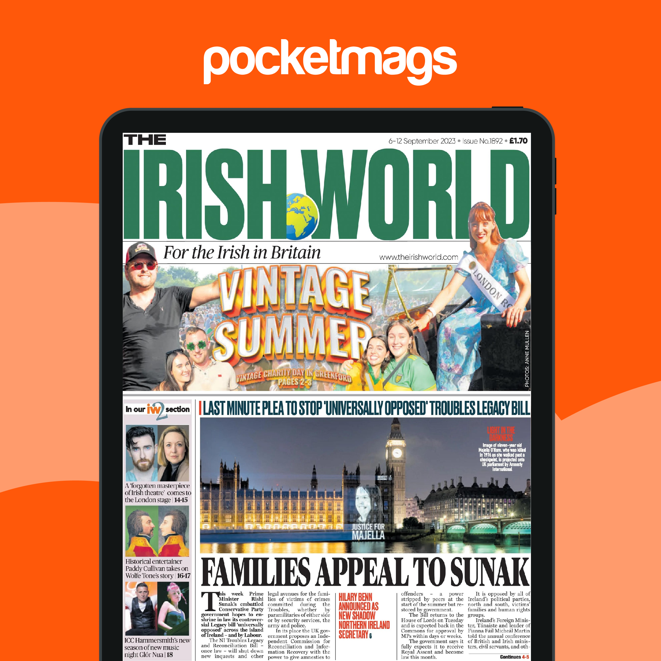 Irish World Magazine - 1892 Back Issue