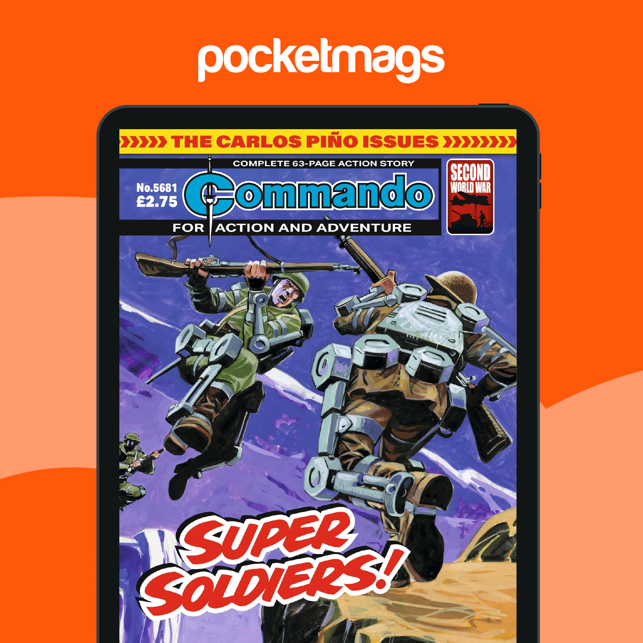 Commando Magazine - 5681 Back Issue