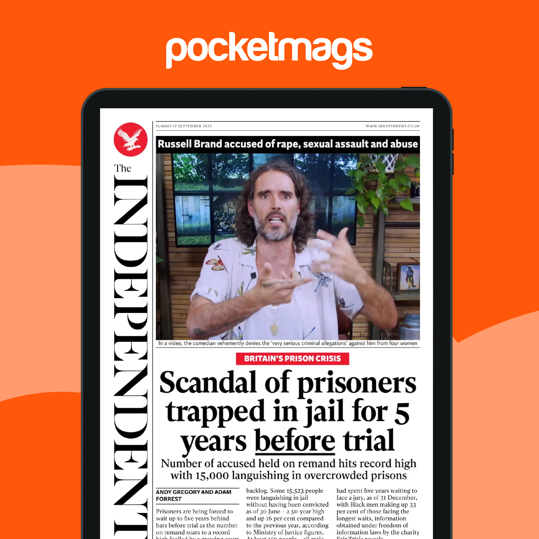 The Independent Daily Edition Newspaper - Sunday, September 17, 2023 ...