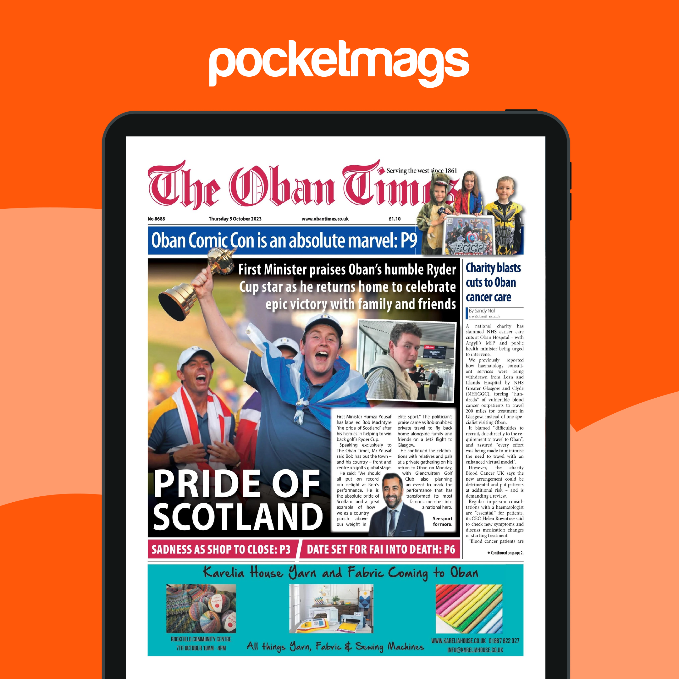 The Oban Times & Lochaber Times Magazine - 5th October, 2023 Back Issue