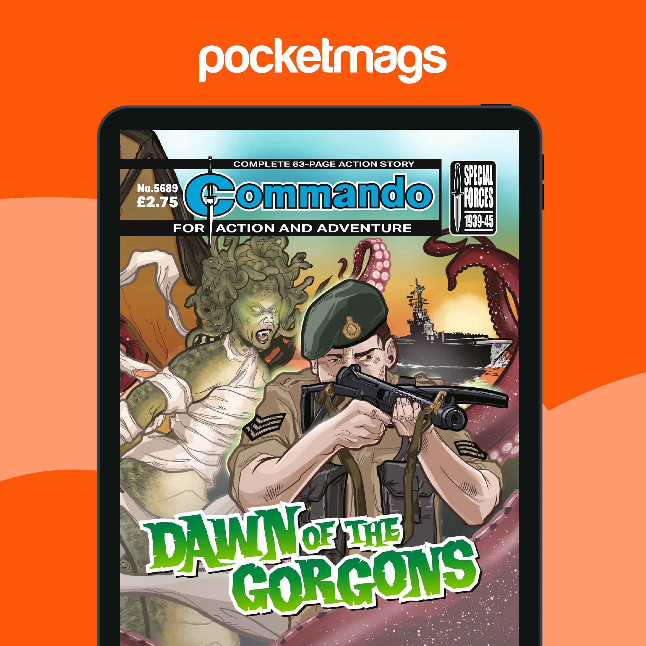 Commando Magazine - 5689 Back Issue