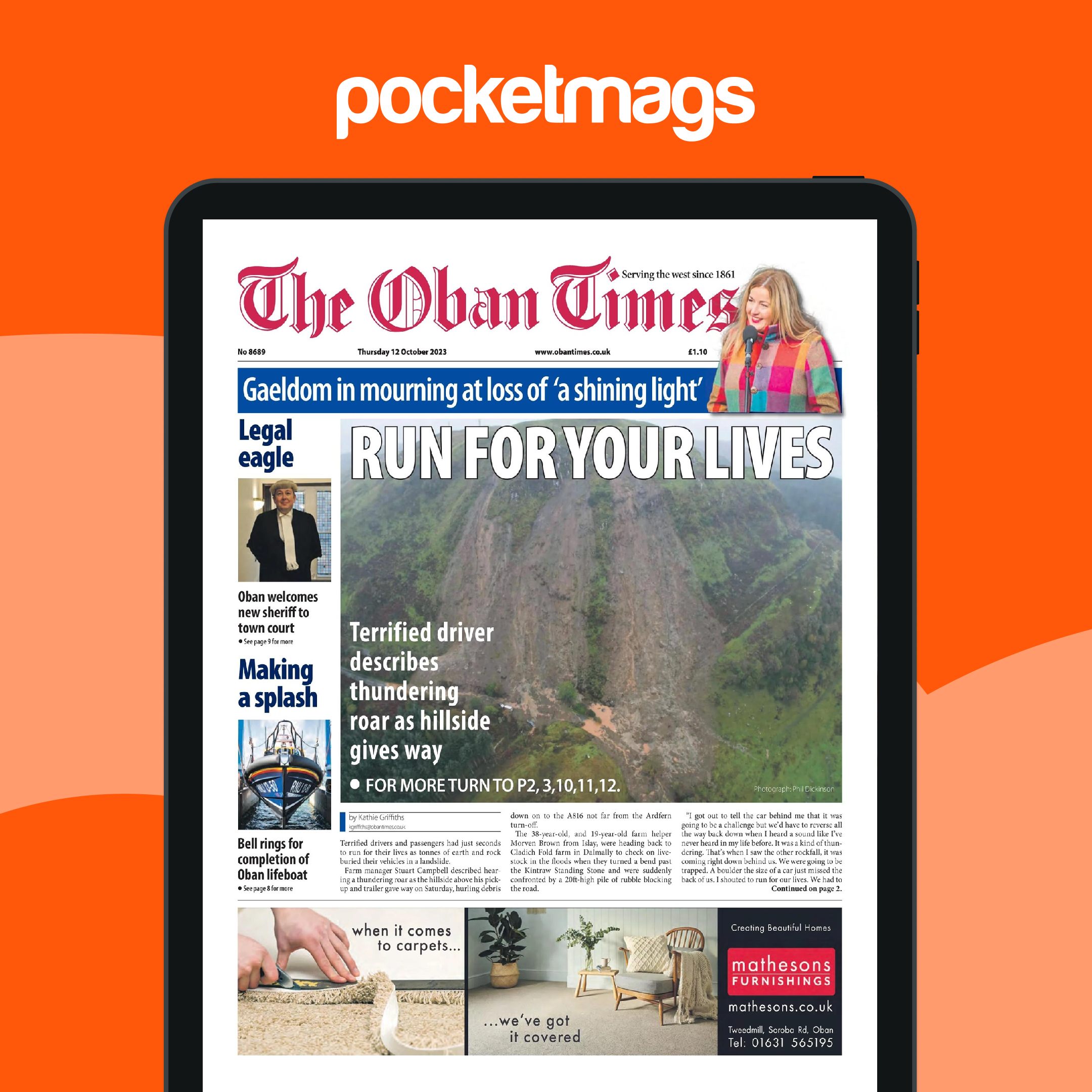 The Oban Times & Lochaber Times Magazine - 12th October, 2023 Back Issue