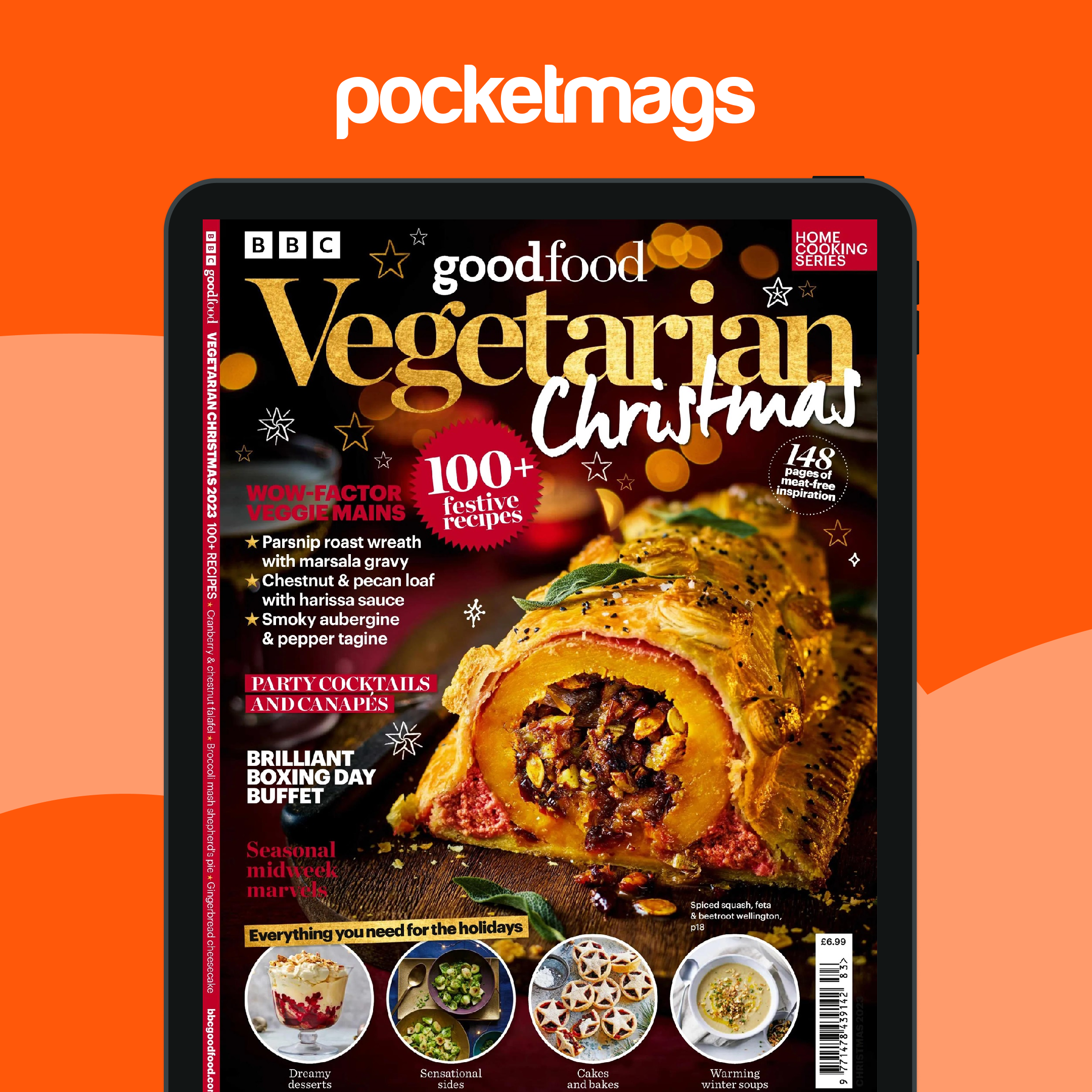 Good Food Home Cooking Series Magazine - Veggie Christmas 2023 Back Issue
