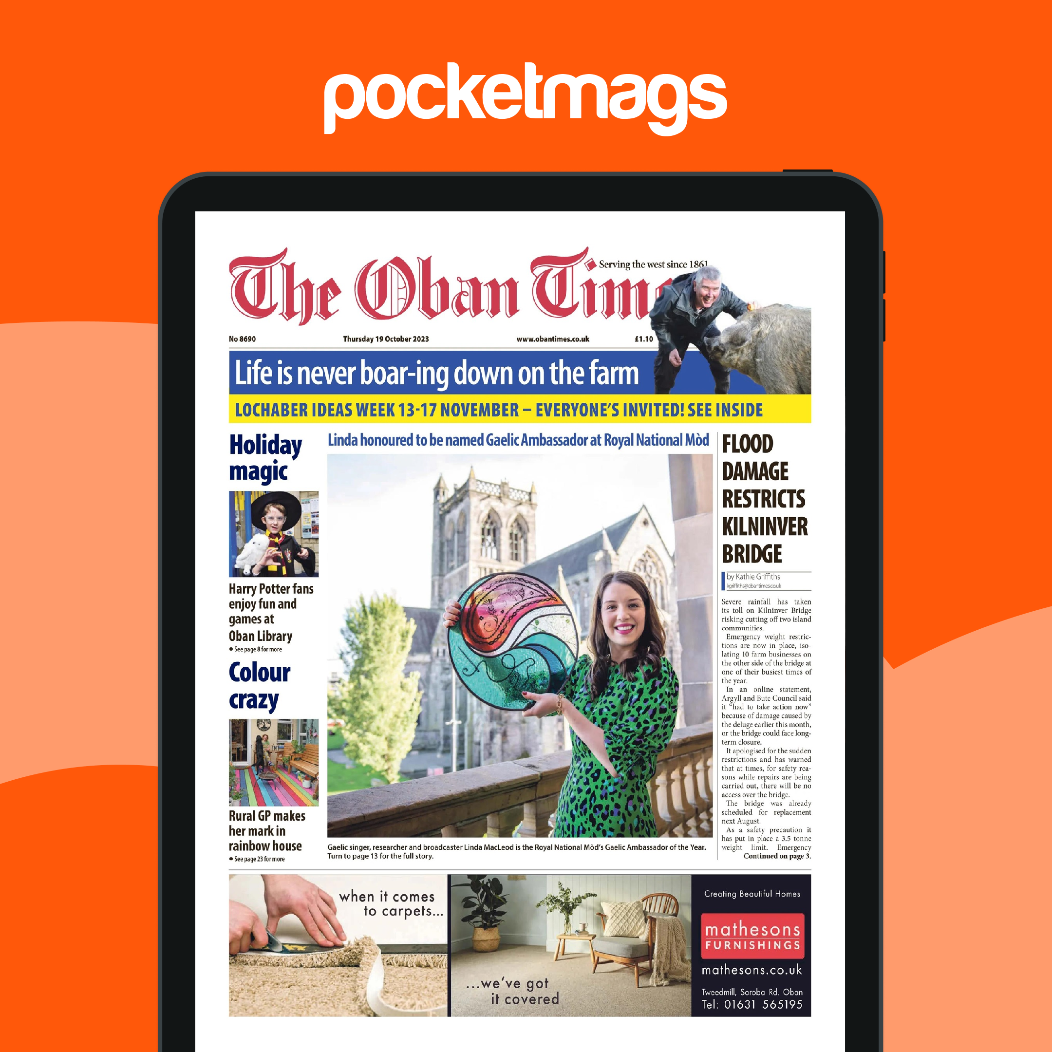 The Oban Times & Lochaber Times Magazine - 19th October, 2023 Back Issue
