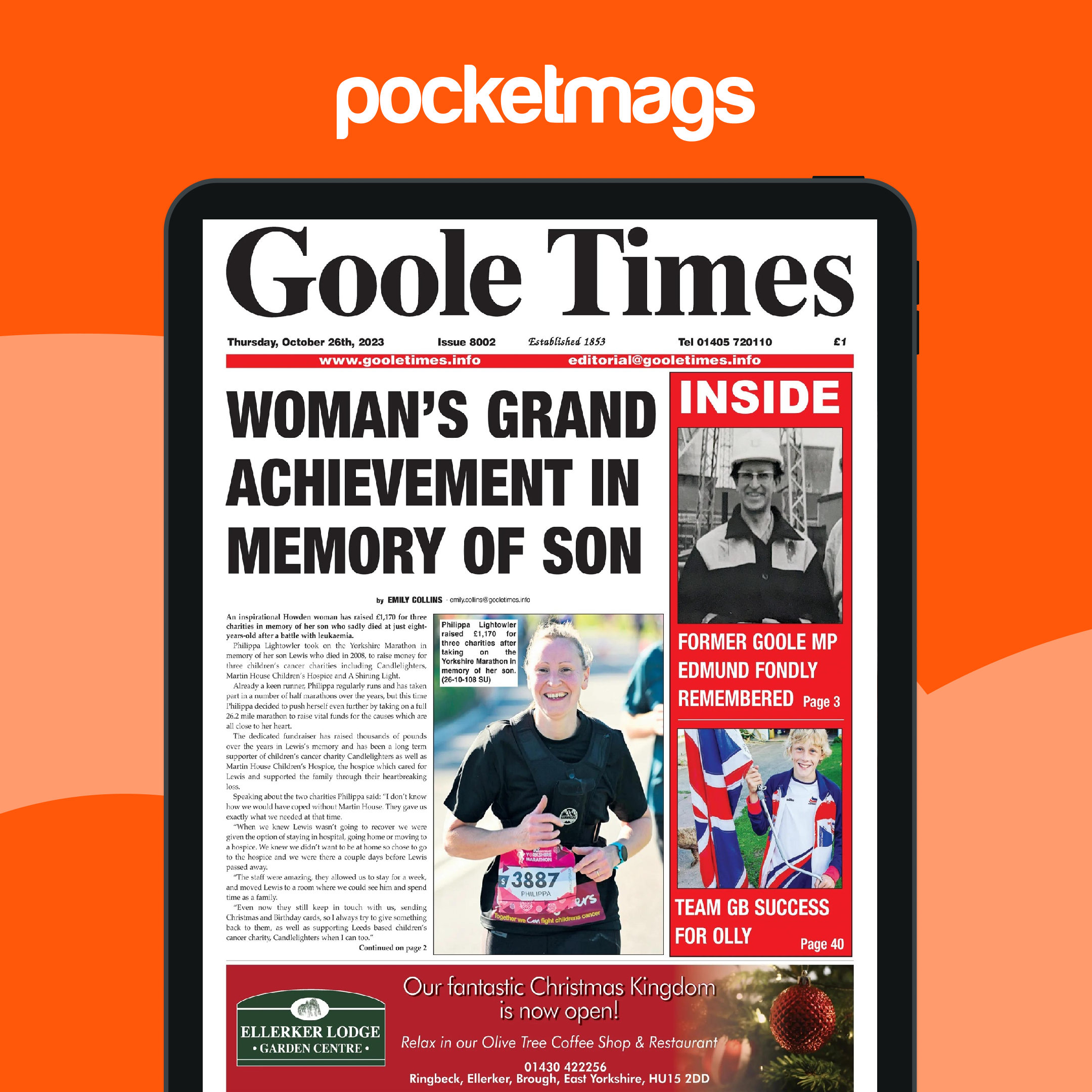 Goole Times Magazine - October 26th 2023 Back Issue