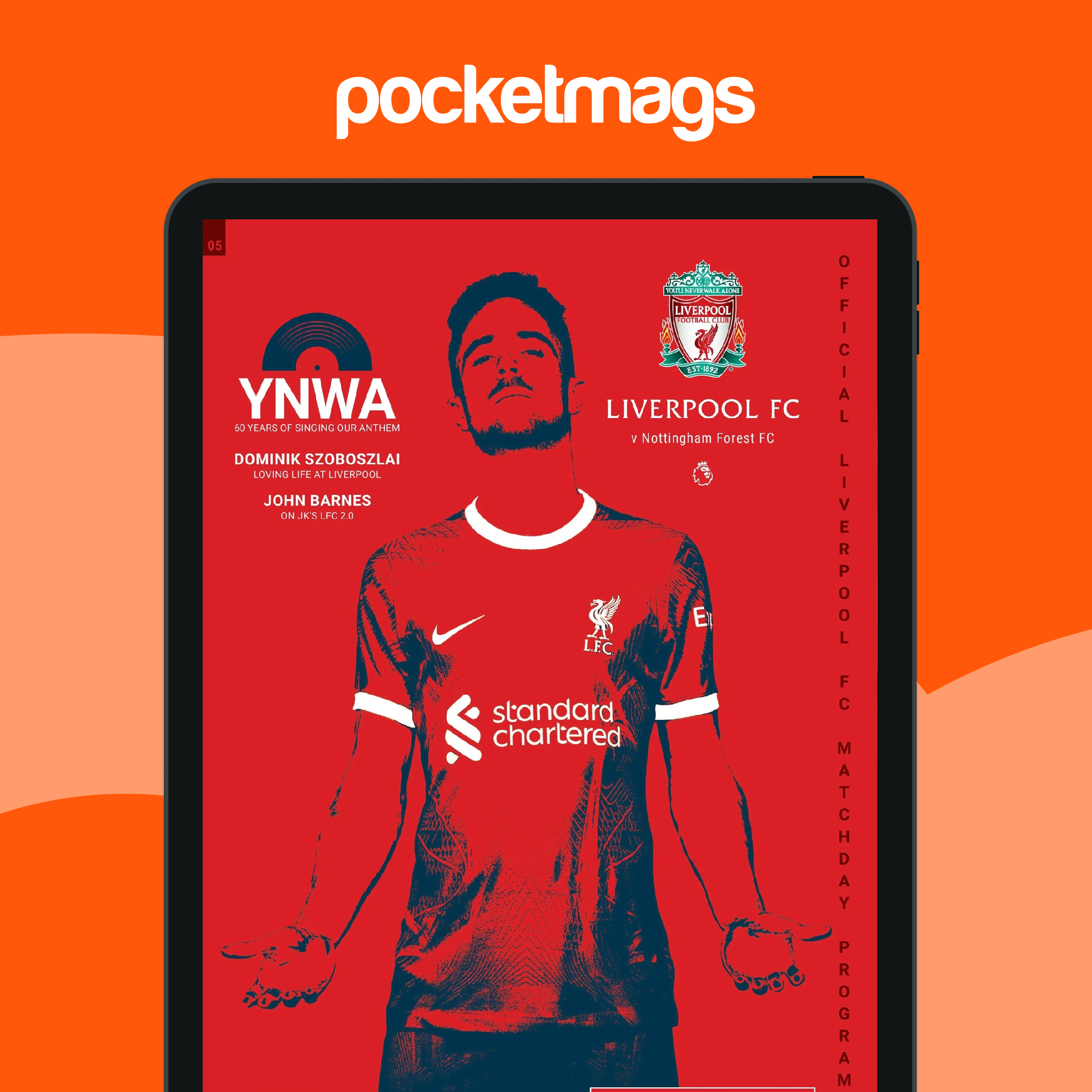 Liverpool FC Programmes - vs Nottingham Forest 23/24 Back Issue