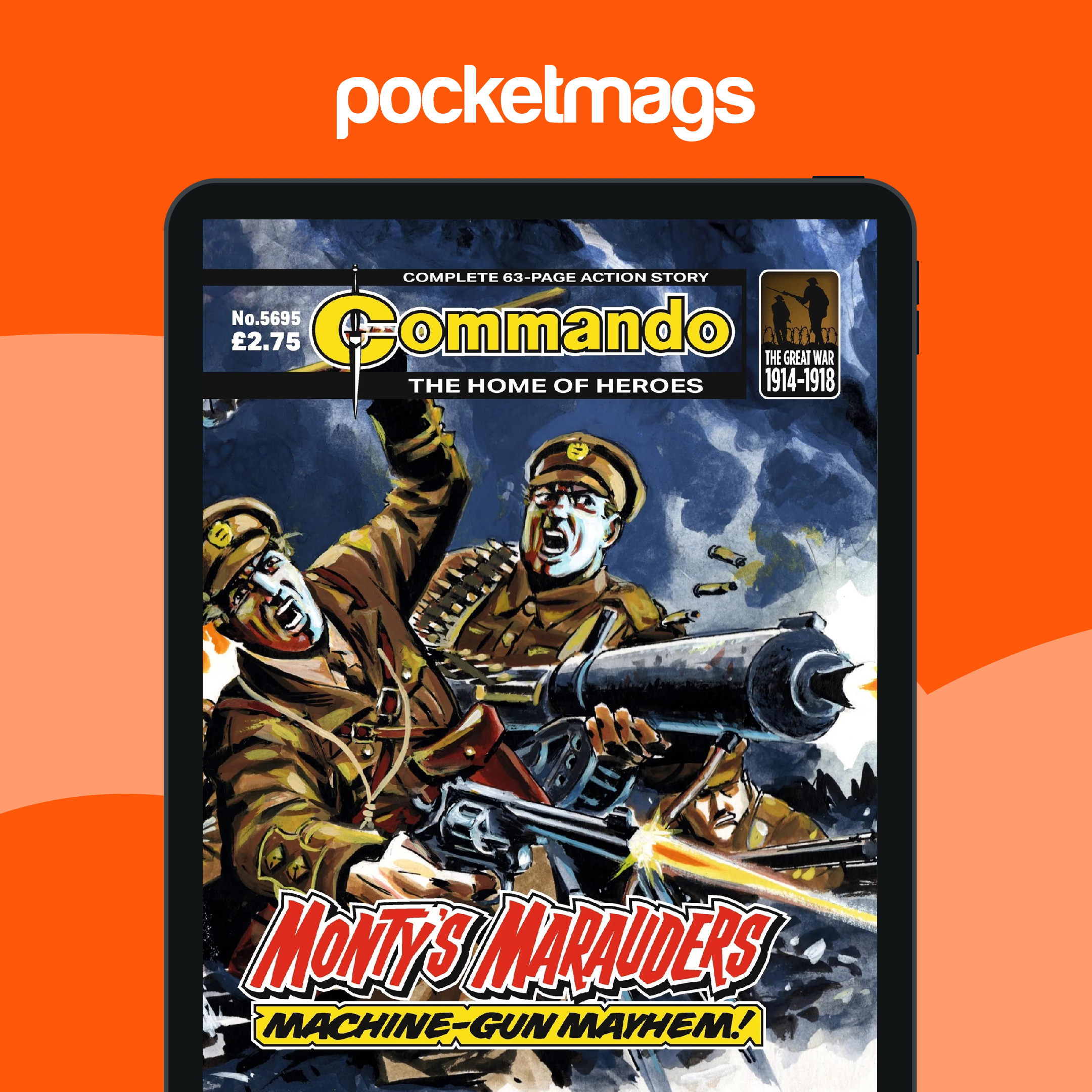 Commando Magazine - 5695 Back Issue