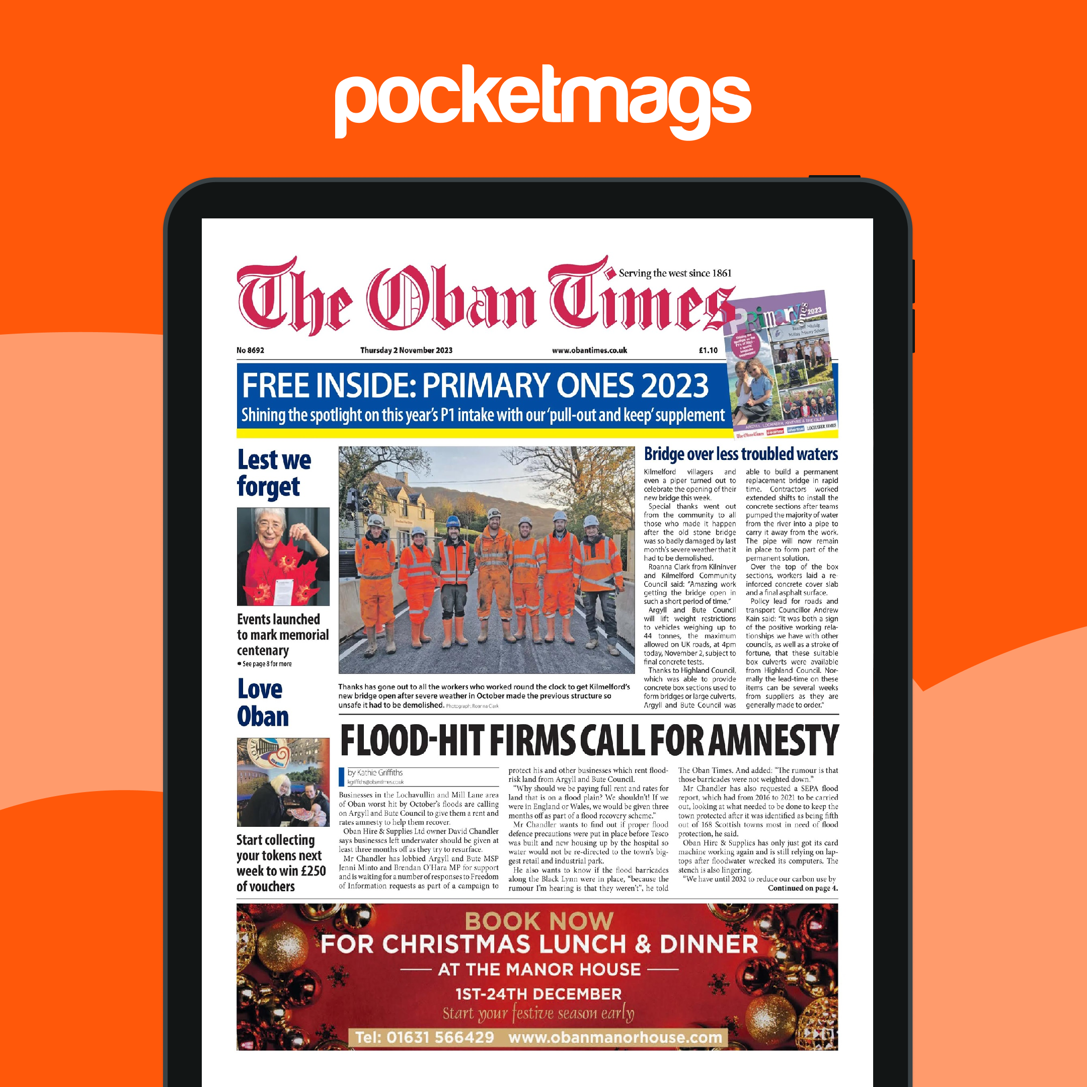 The Oban Times & Lochaber Times Magazine - 2nd November, 2023 Back Issue