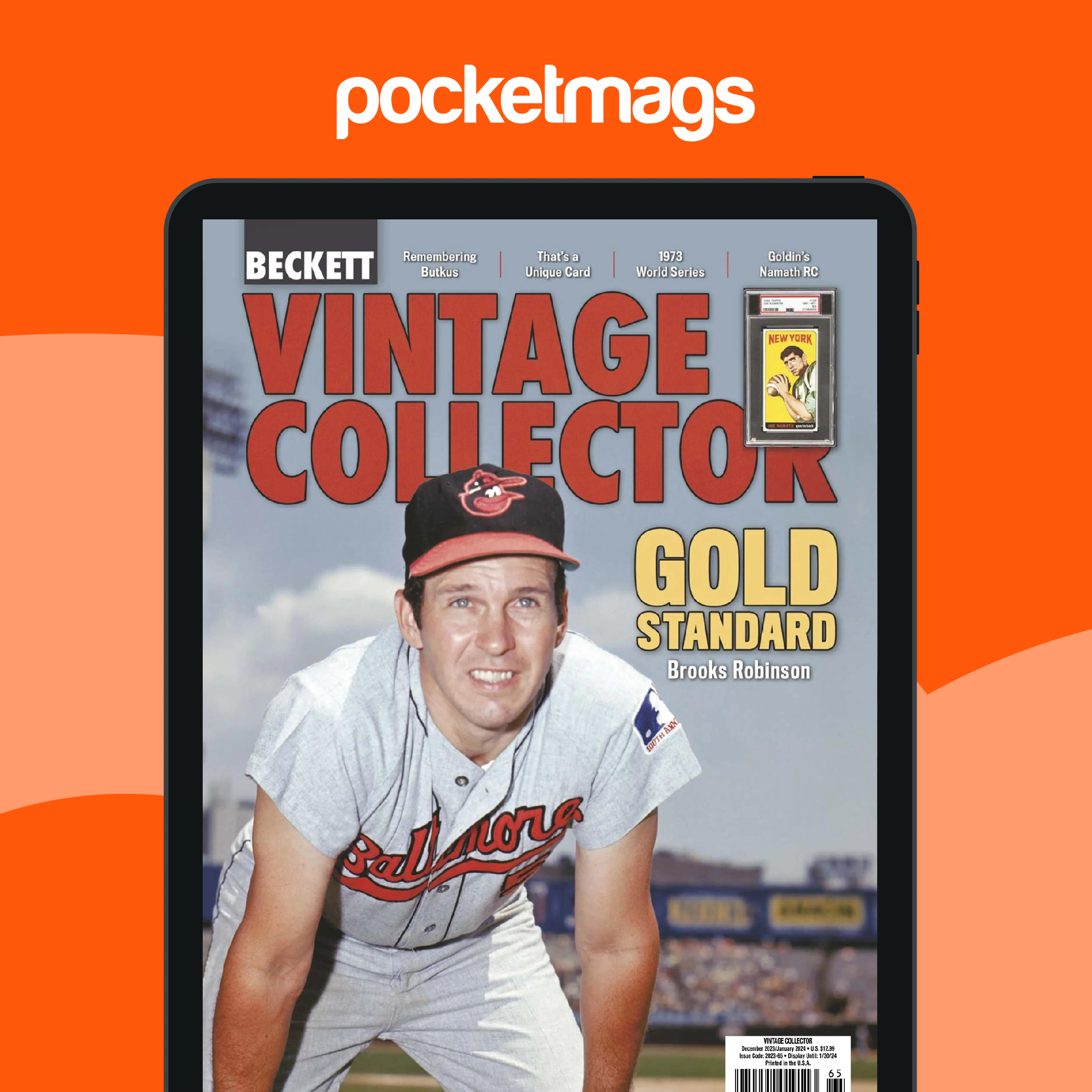 Beckett Vintage Collector Magazine - Dec/ Jan 2023 Back Issue