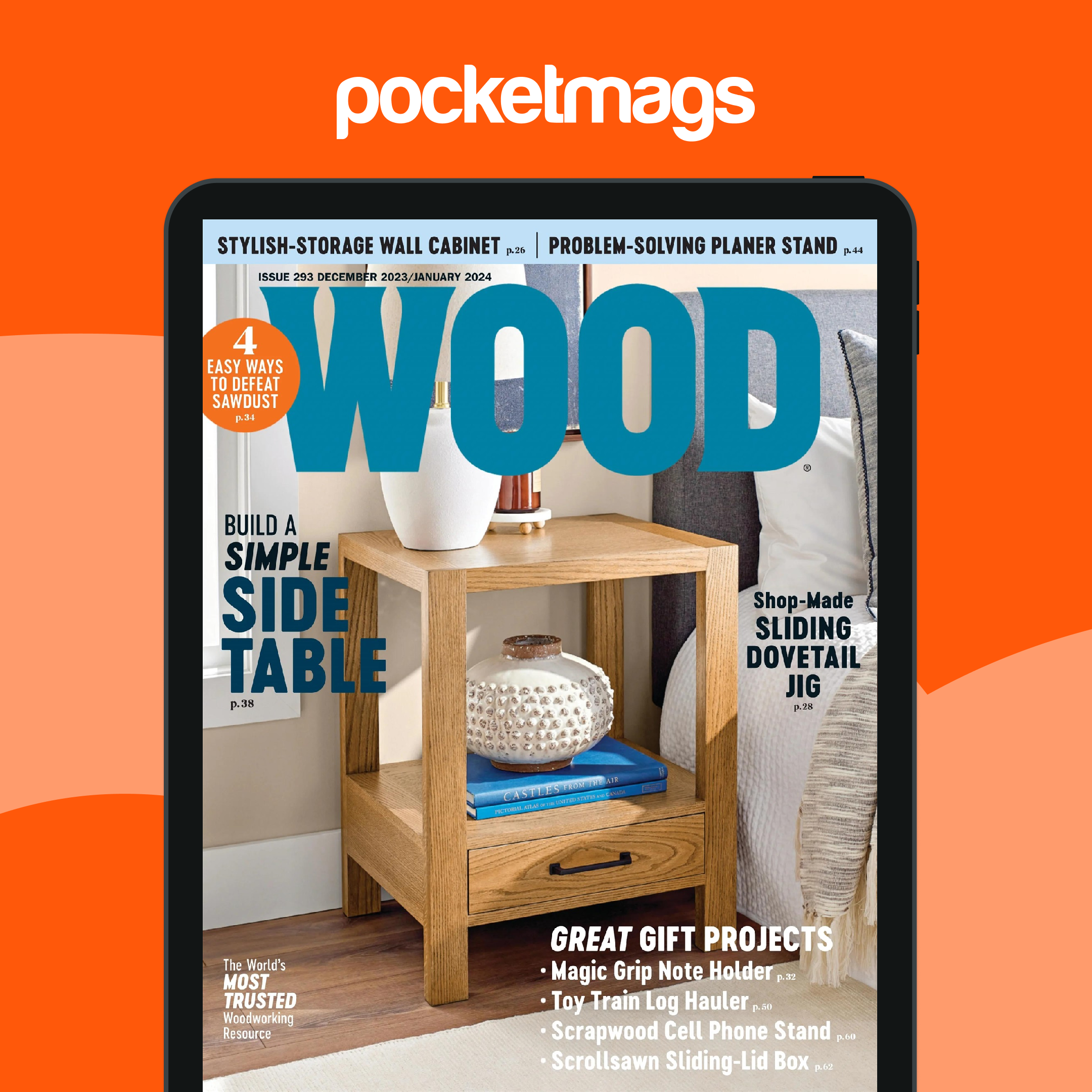 Wood Magazine - Dec 2023 - Jan 2024 Back Issue