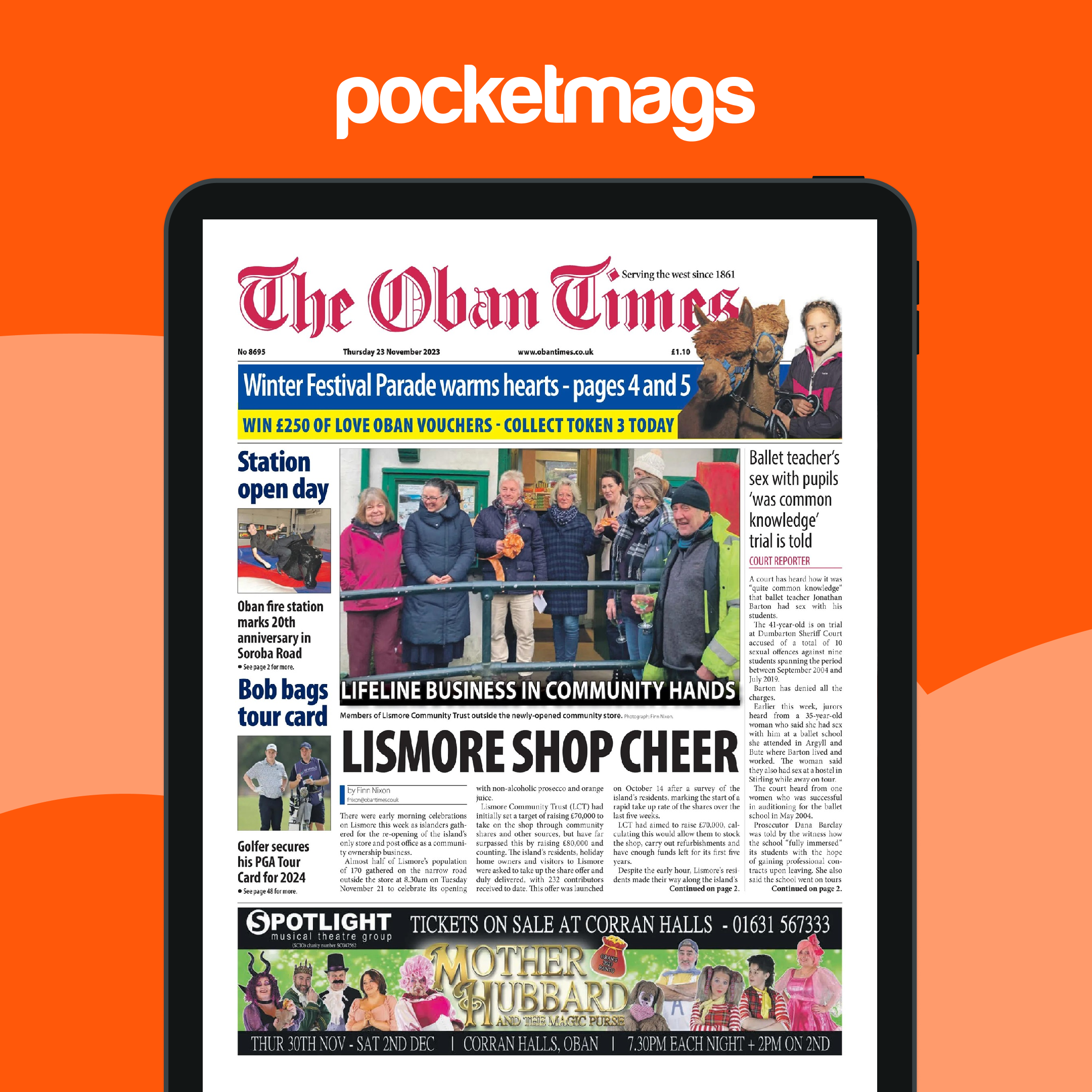 The Oban Times & Lochaber Times Magazine - 23rd November, 2023 Back Issue