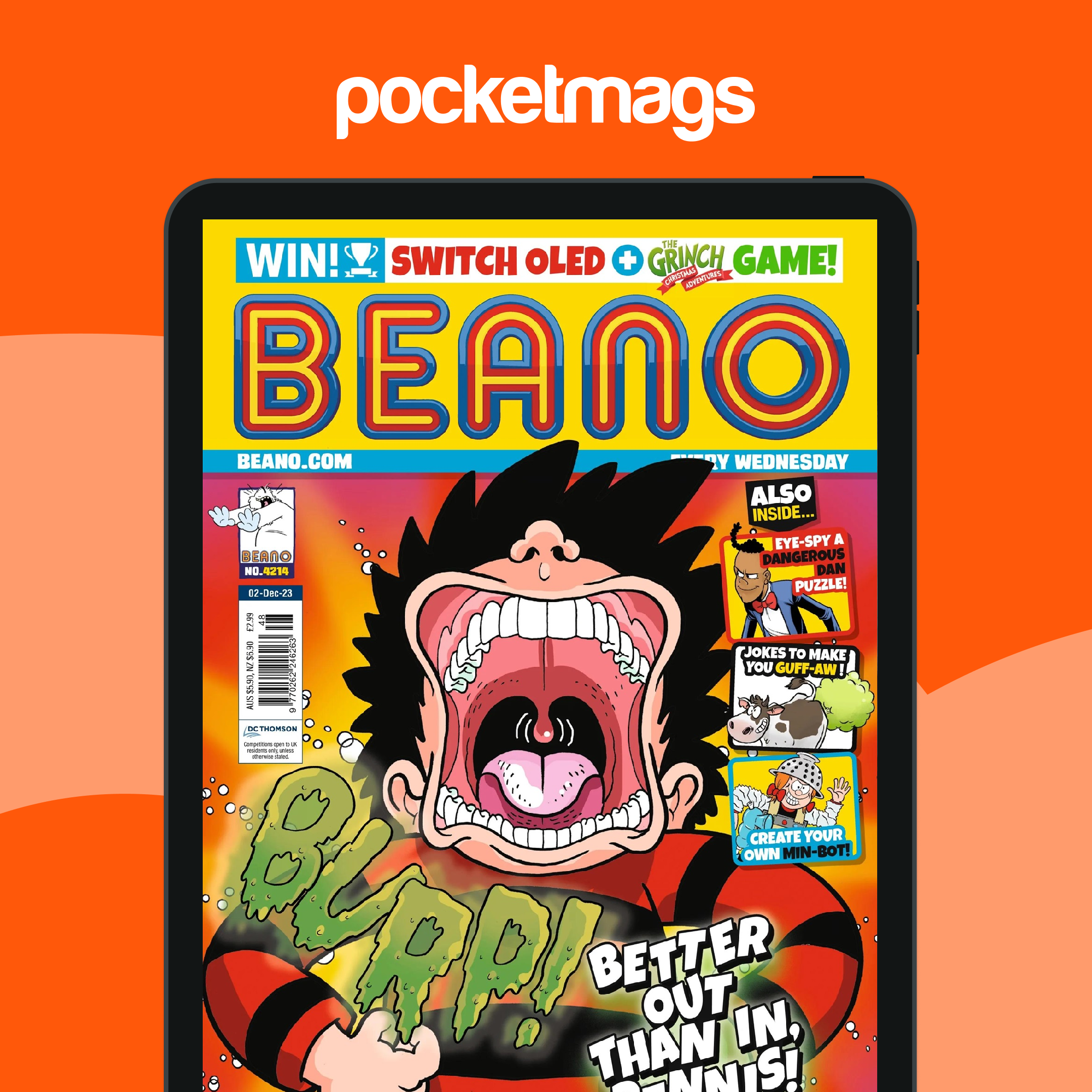 Beano Magazine - 29/11/2023 Back Issue
