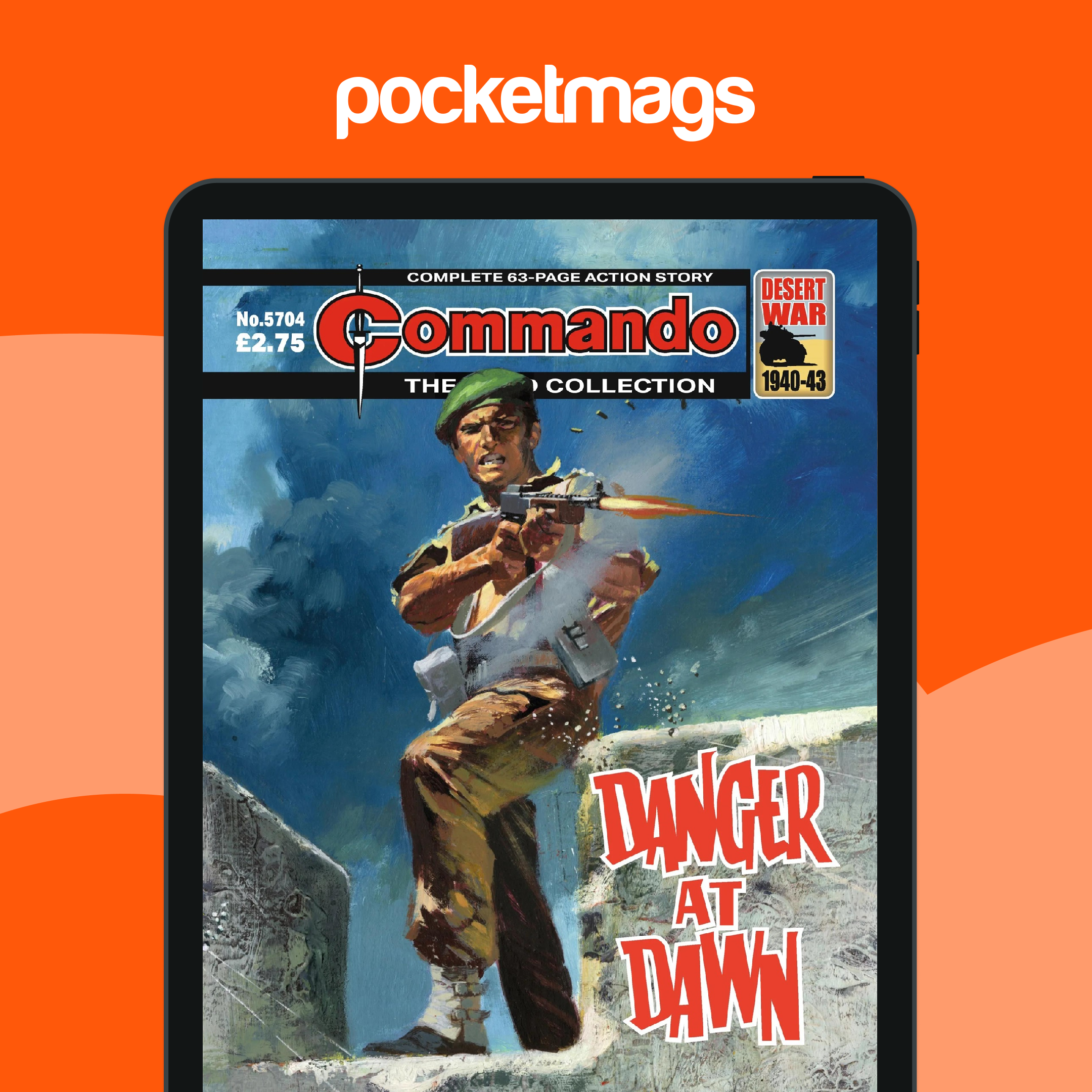 Commando Magazine - 5704 Back Issue