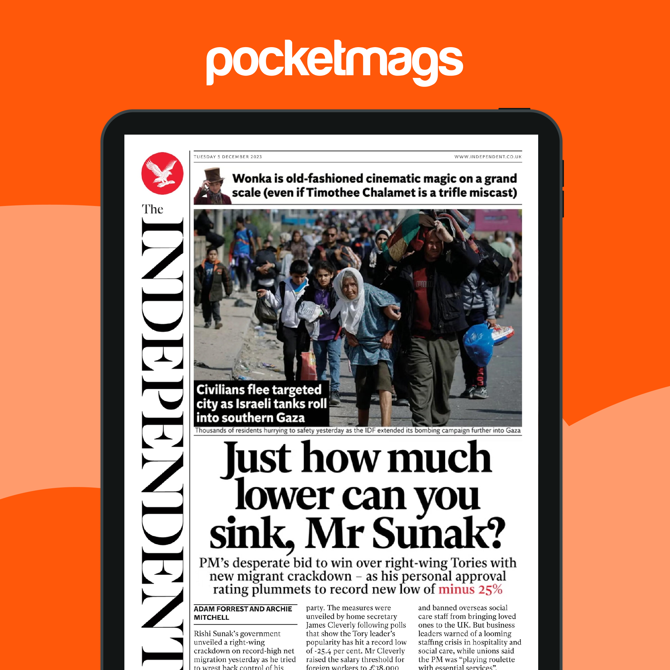 The Independent Daily Edition Newspaper - 05 December 2023 Back Issue
