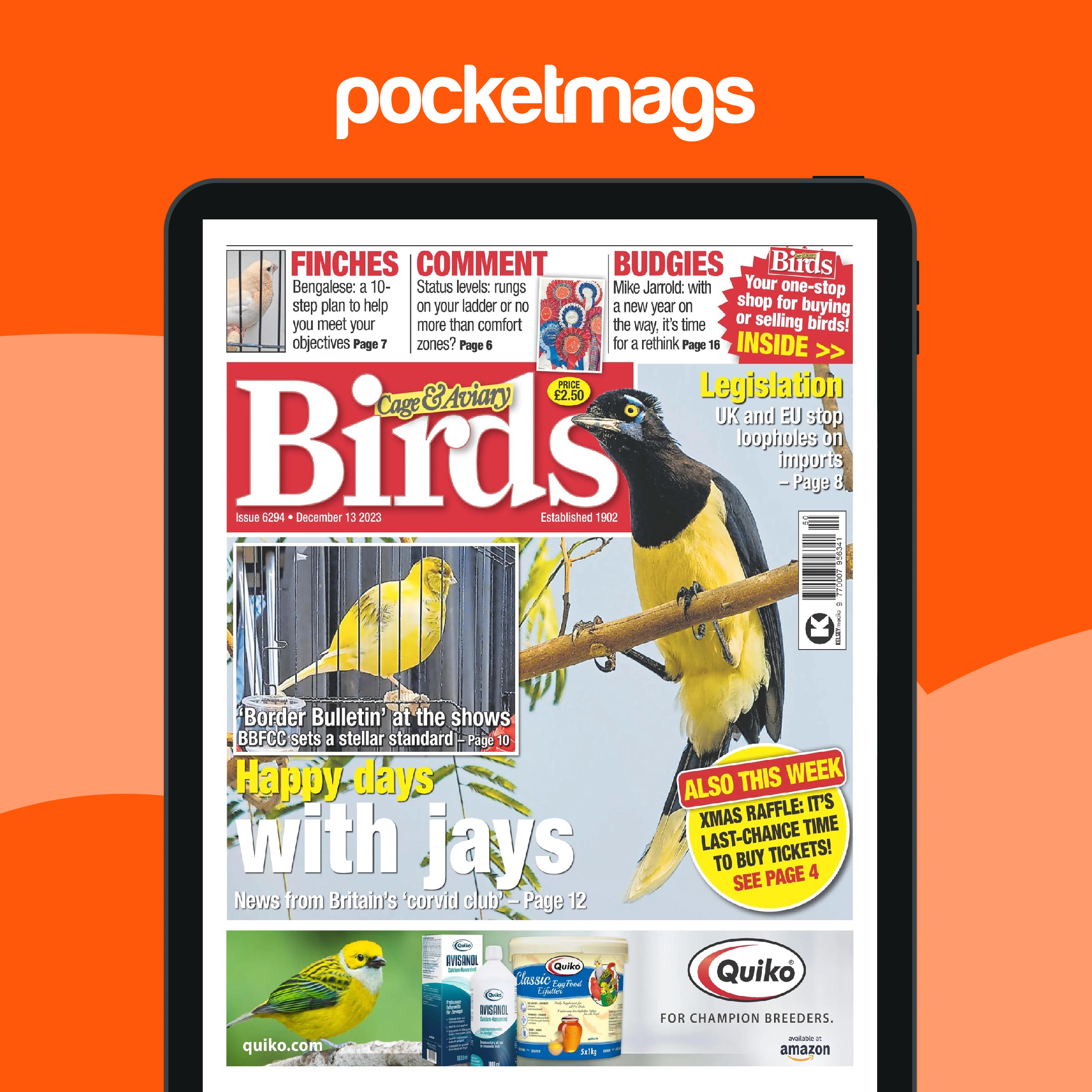 Cage & Aviary Birds Magazine - 13-Dec-23 Back Issue