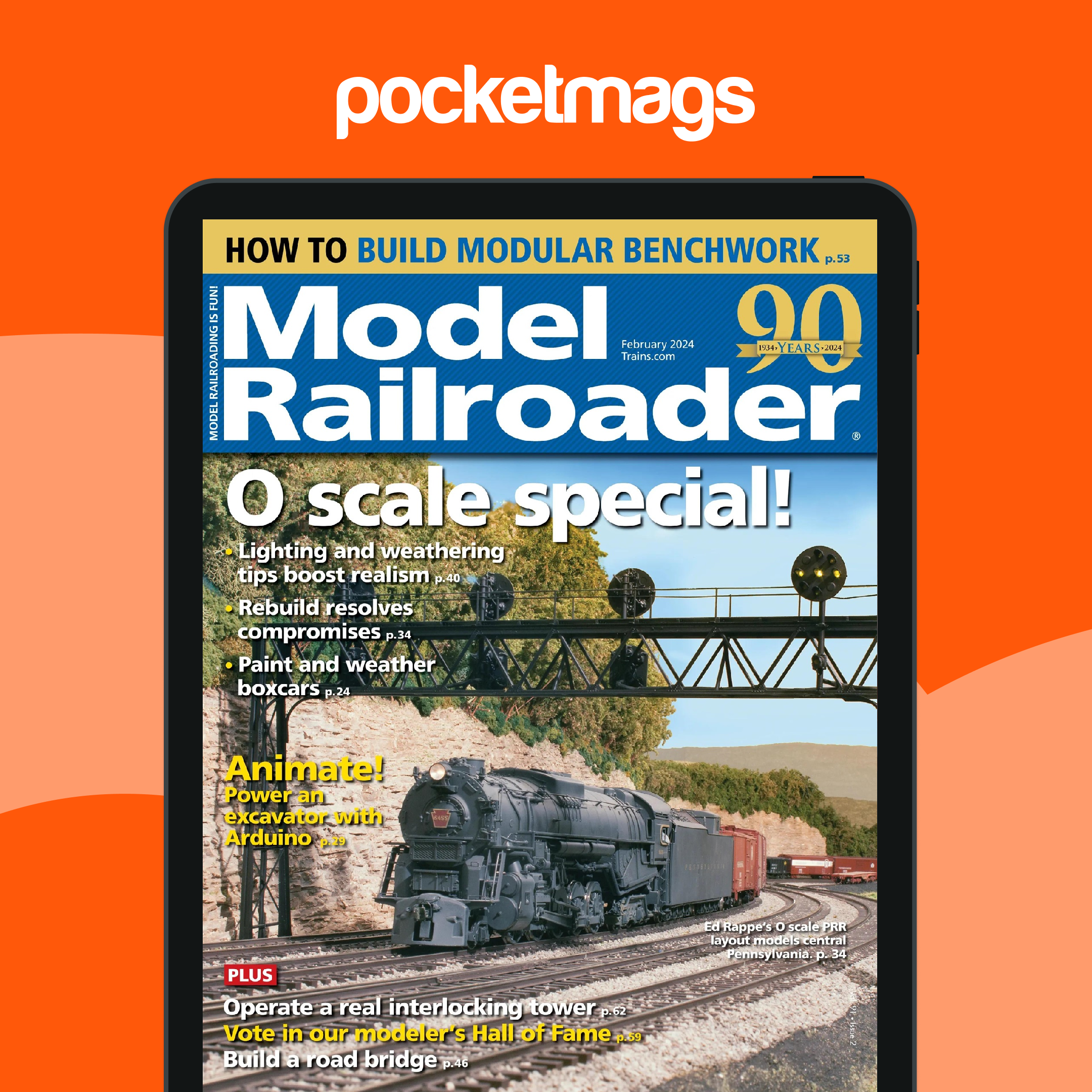 Model Railroader Magazine - February 2024 Back Issue