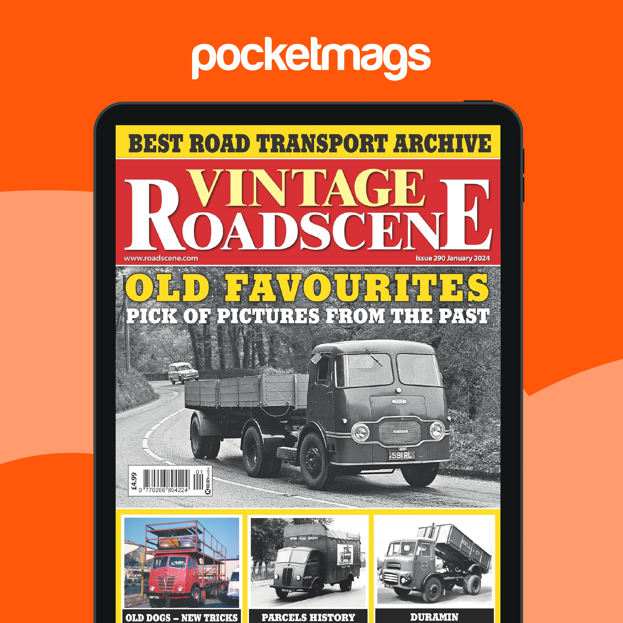 Vintage Roadscene Magazine Subscriptions and Jan-24 Issue