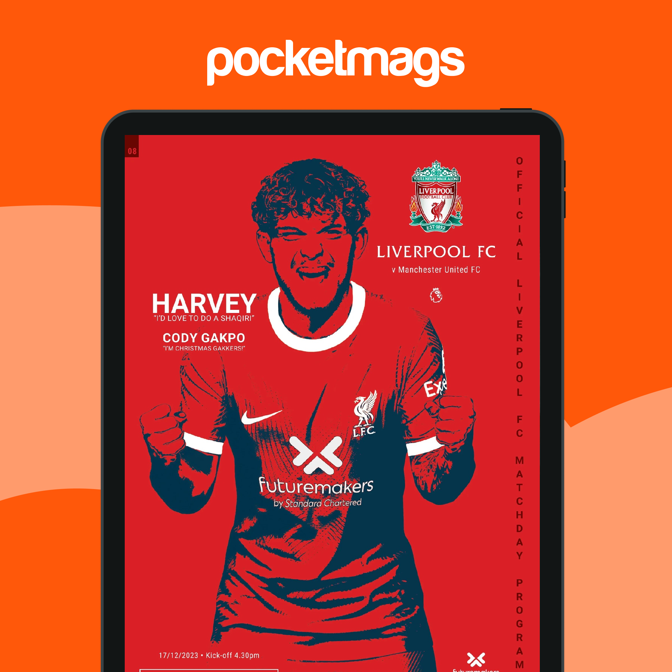 Liverpool FC Programmes - vs Manchester United 23/24 Edição anterior