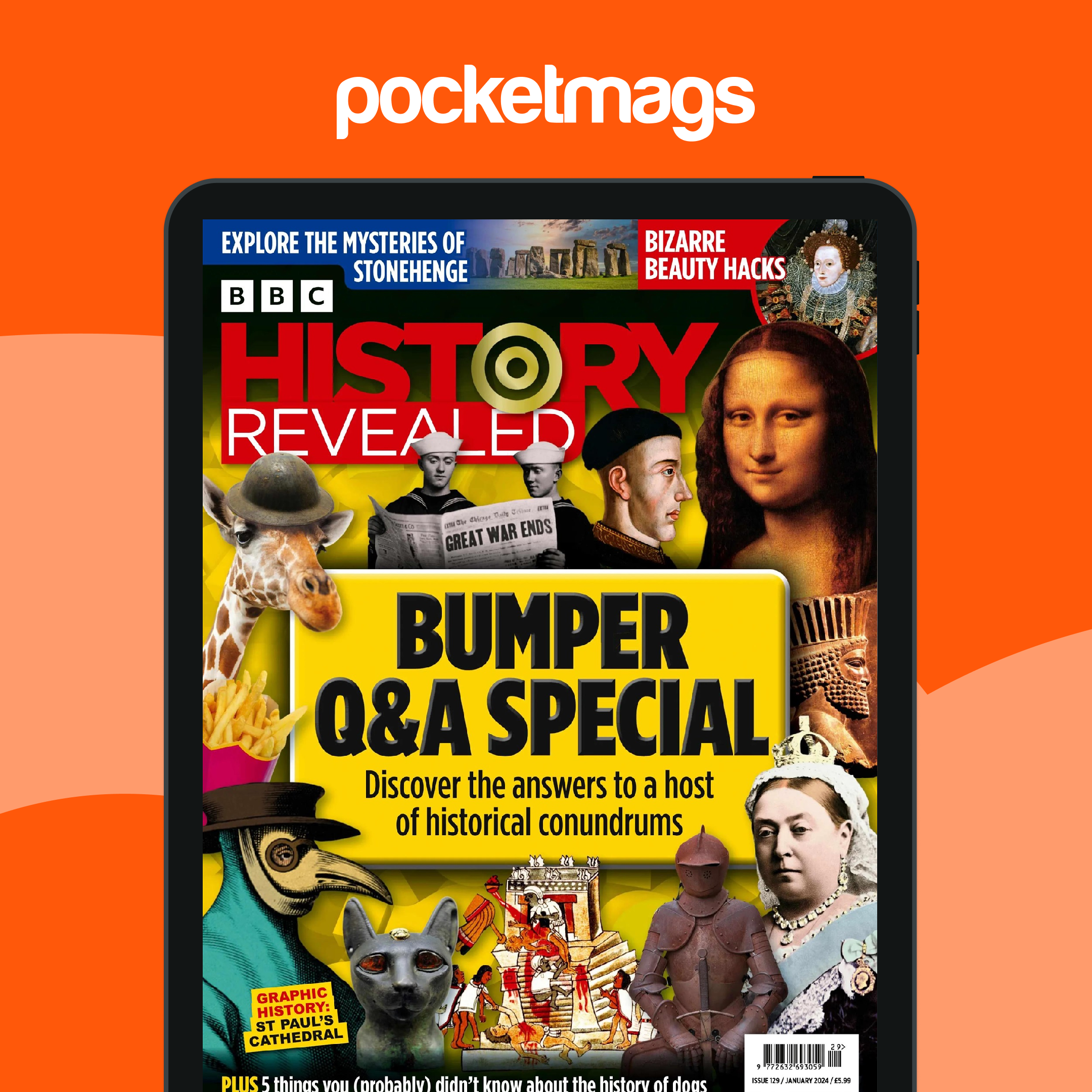 BBC History Revealed Magazine Subscriptions and January 2024 Issue