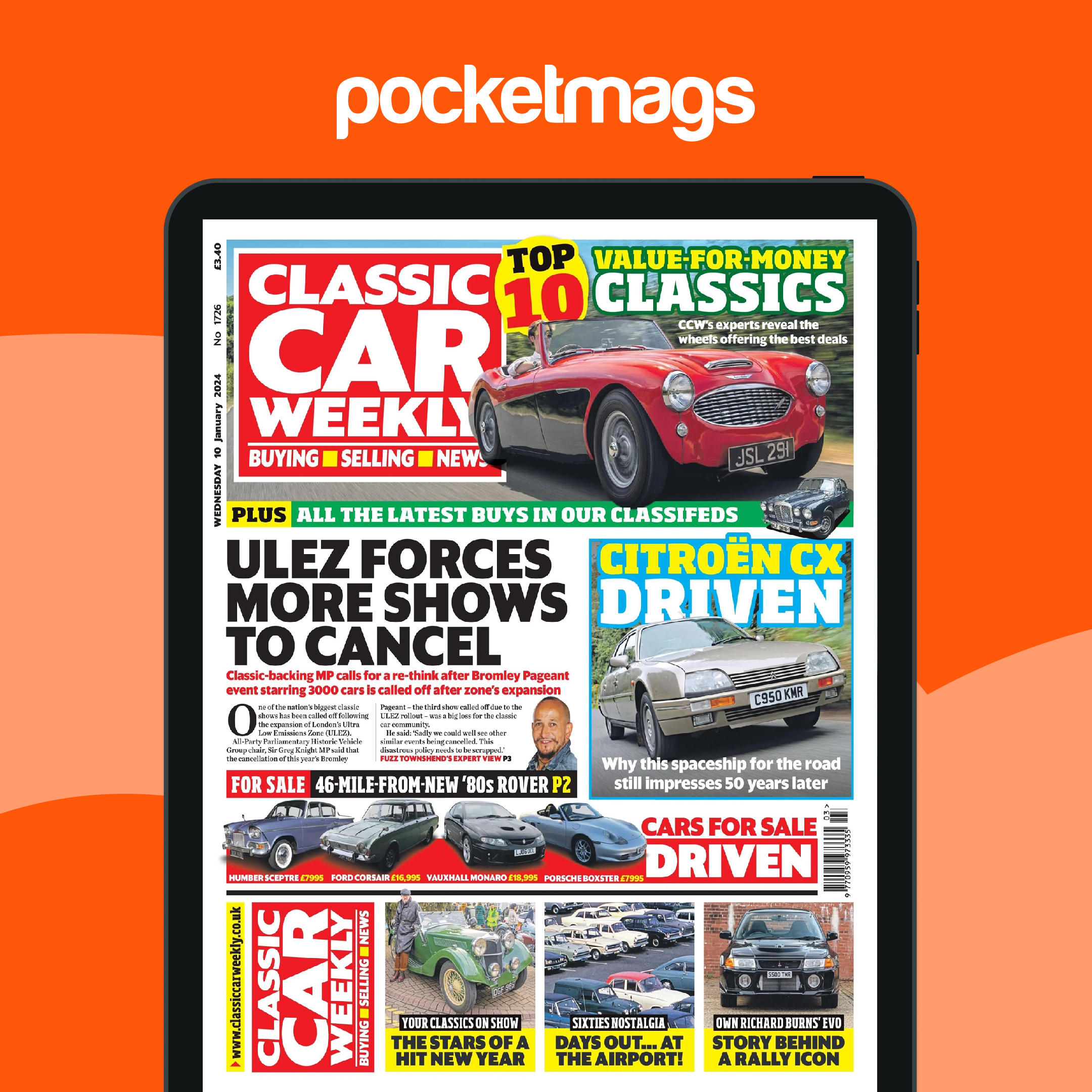 Classic Car Weekly Magazine - 10-Jan-2024 Edición anterior