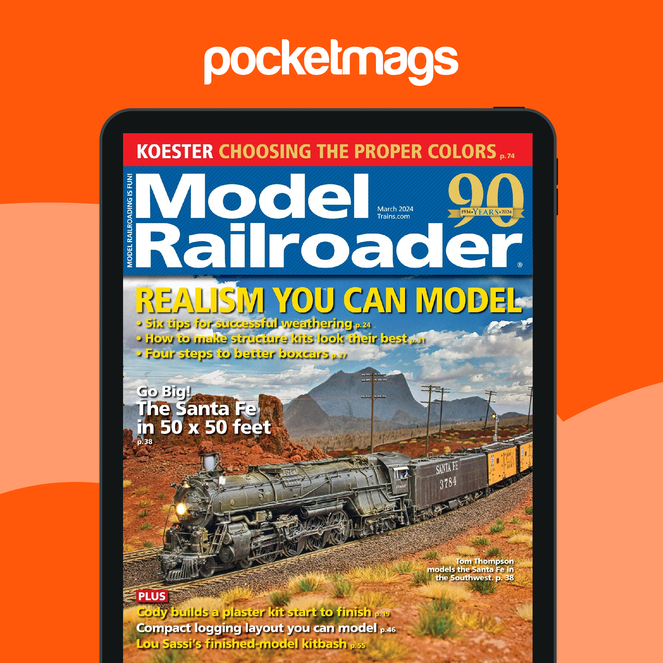 Model Railroader Magazine - March 2024 Back Issue