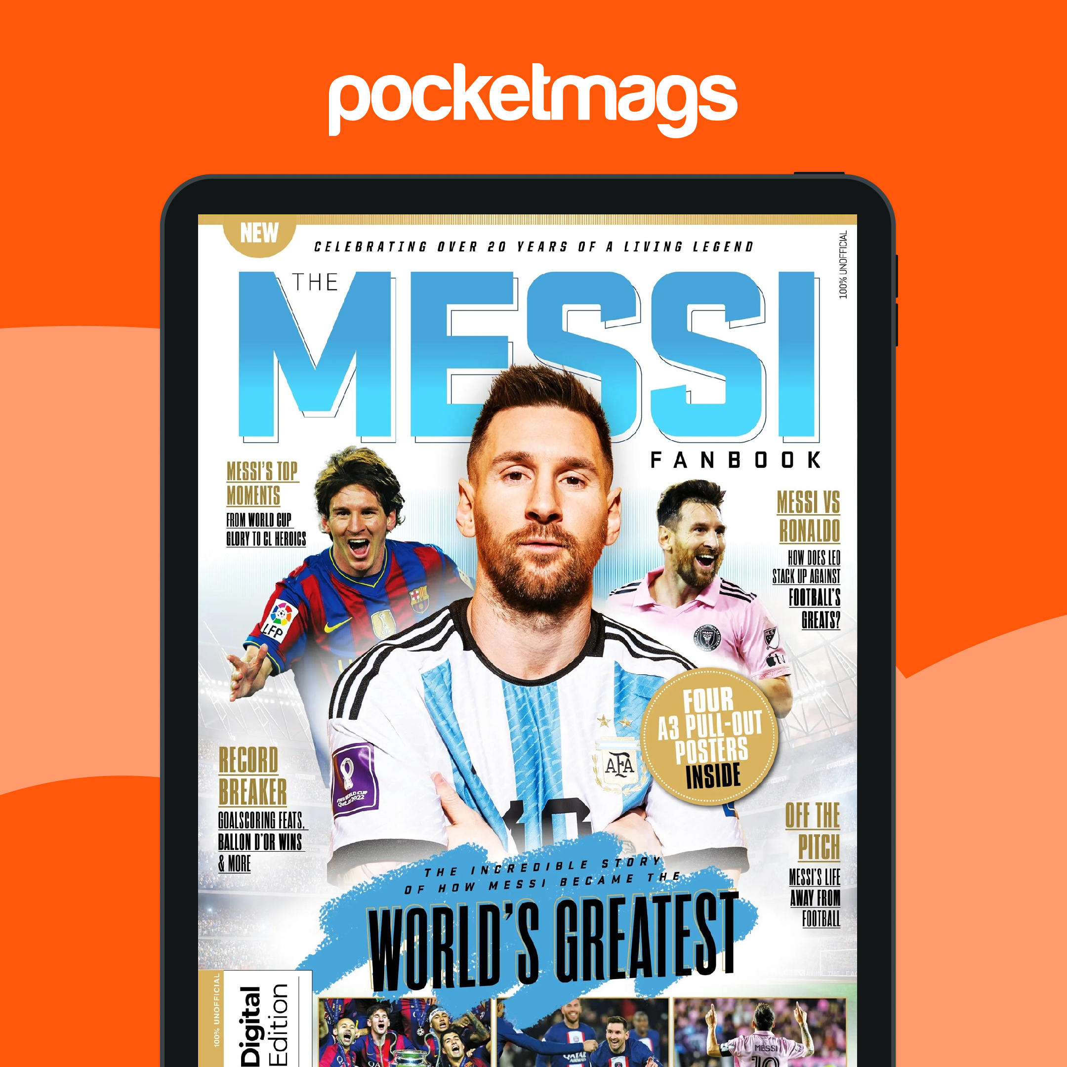 Sport Bookazine - The Messi Fanbook First Edition Edição anterior