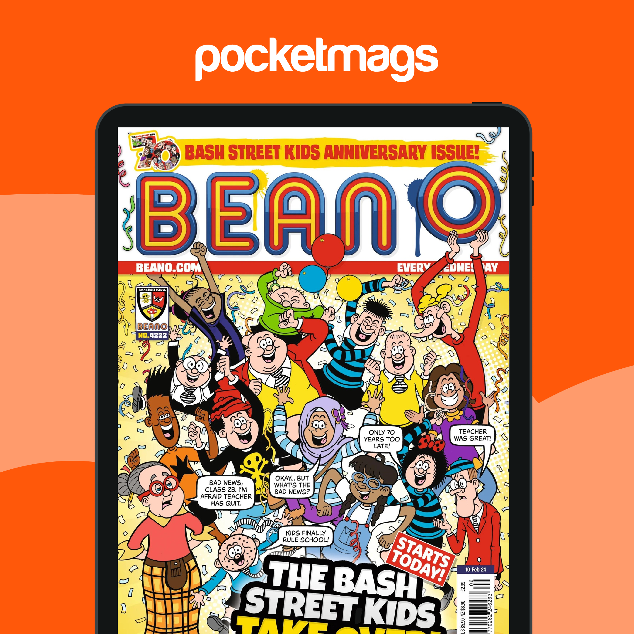 Beano Magazine - 07/02/2024 Back Issue