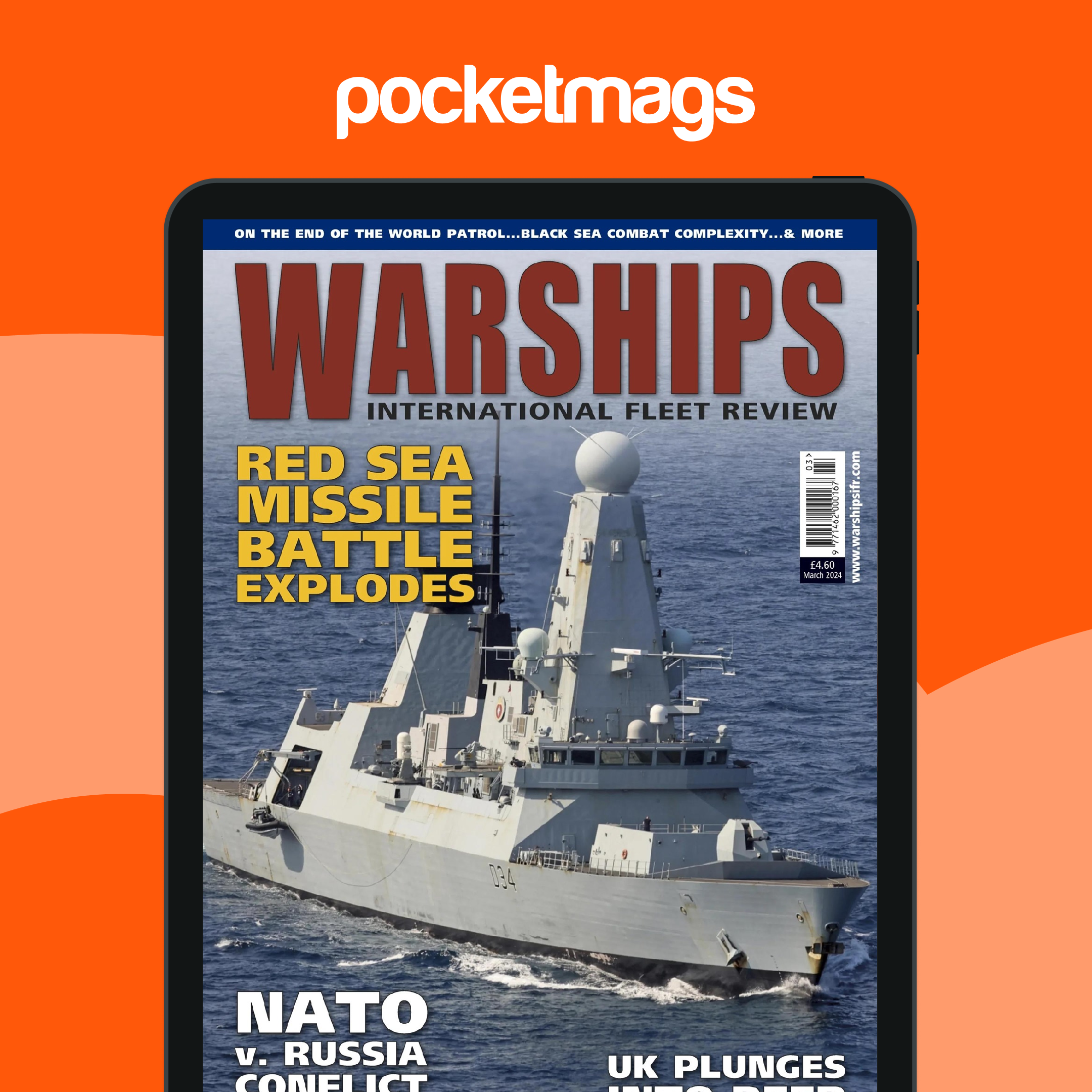 Warships International Fleet Review Magazine - March 2024 Edición anterior