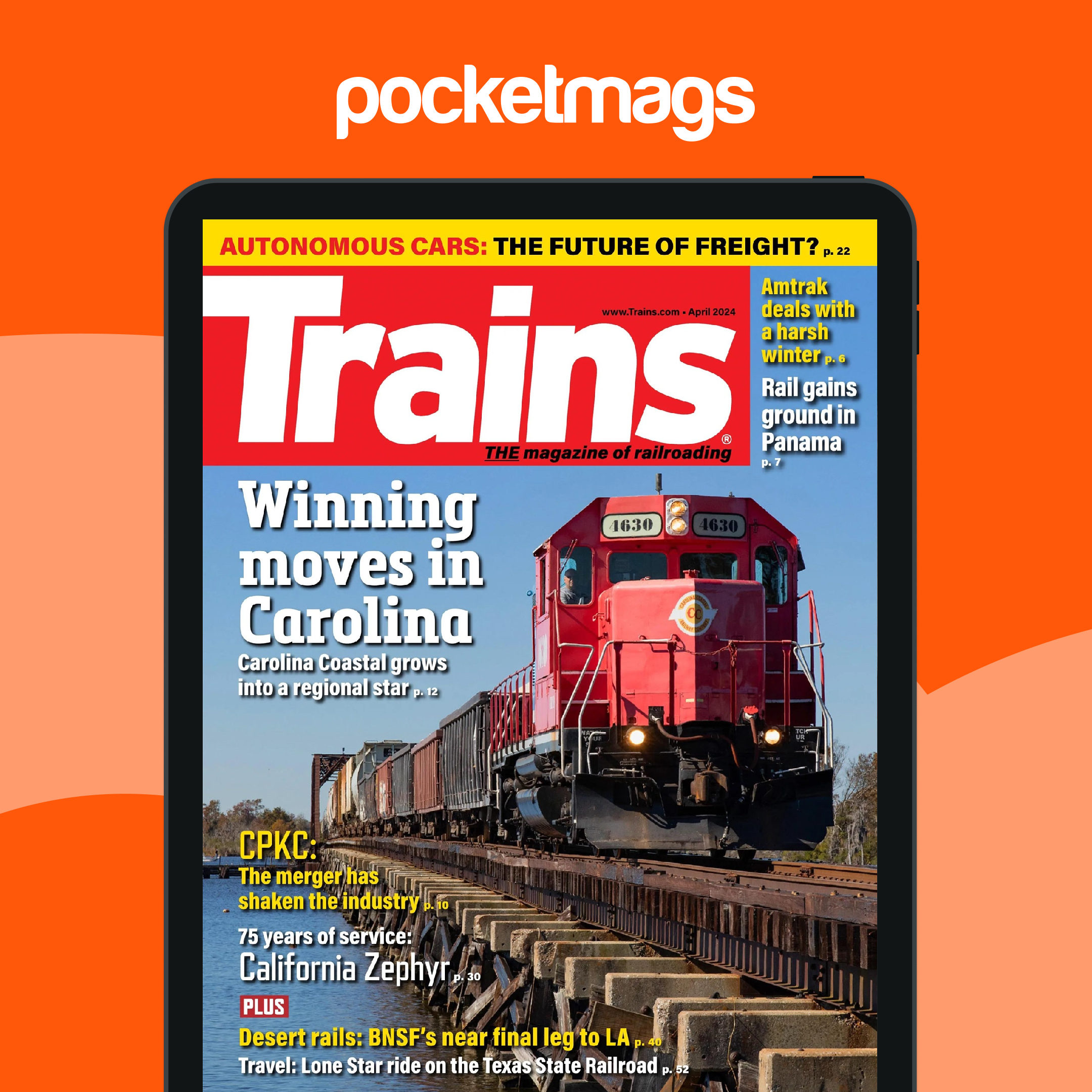 Trains Magazine - April 2024 Back Issue