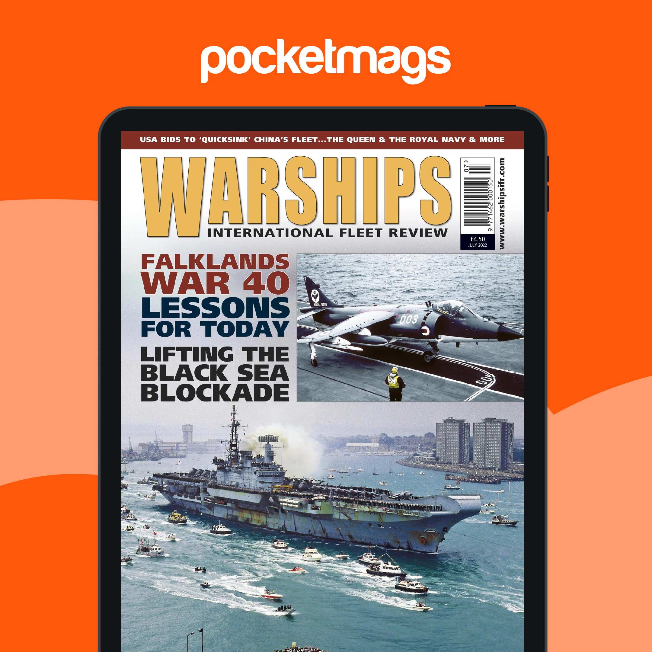Warships International Fleet Review Magazine - July 2022 Back Issue
