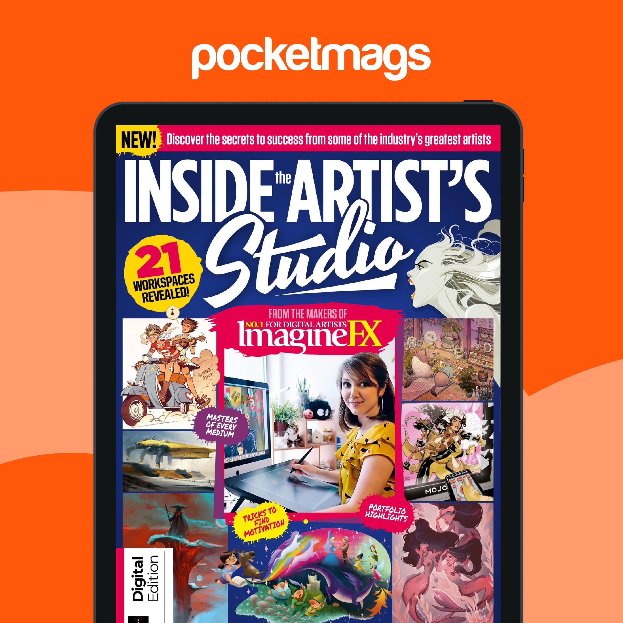 Creative Bookazine - ImagineFX Inside The Artist's Studio Fourth ...