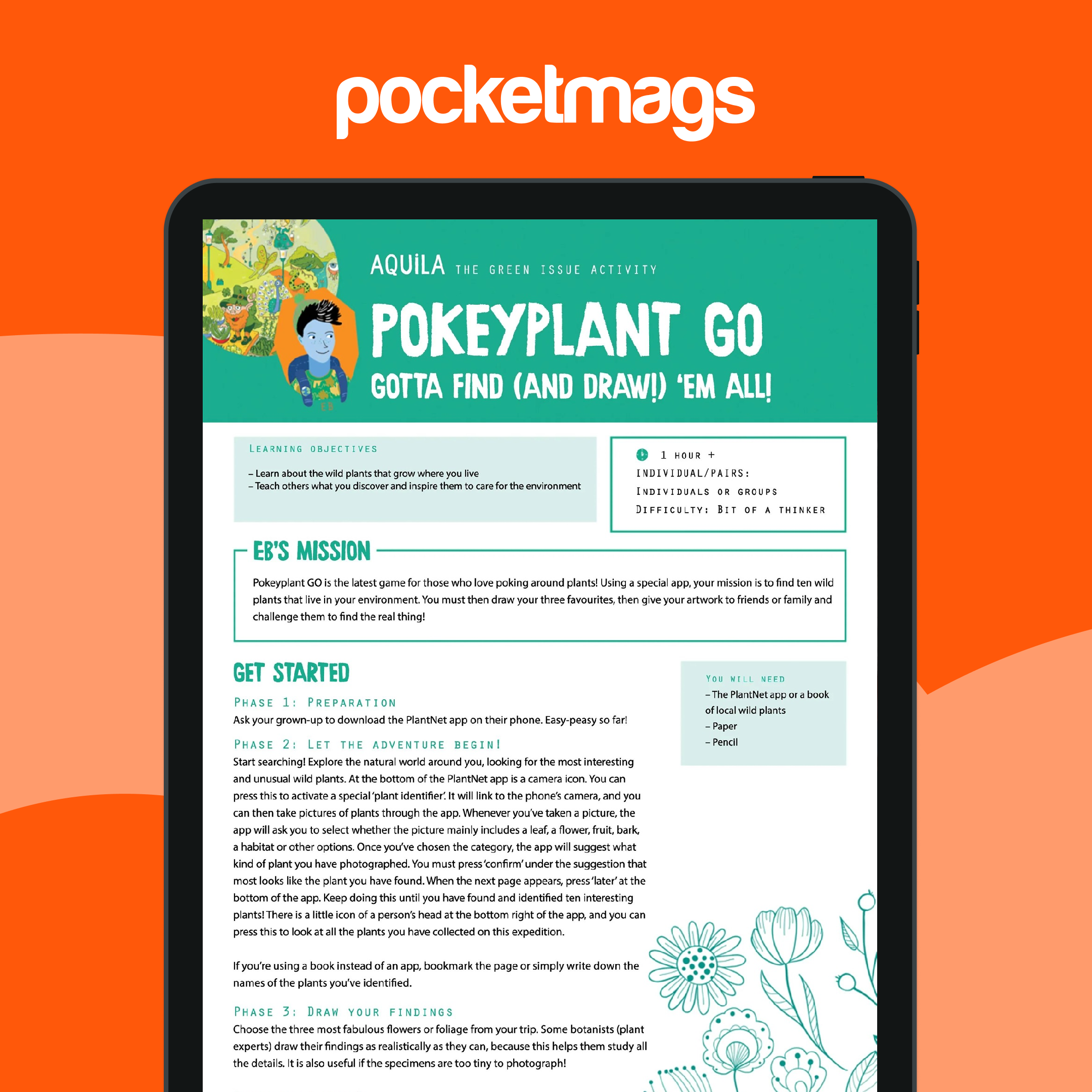 Aquila Magazine - Pokey plant Back Issue