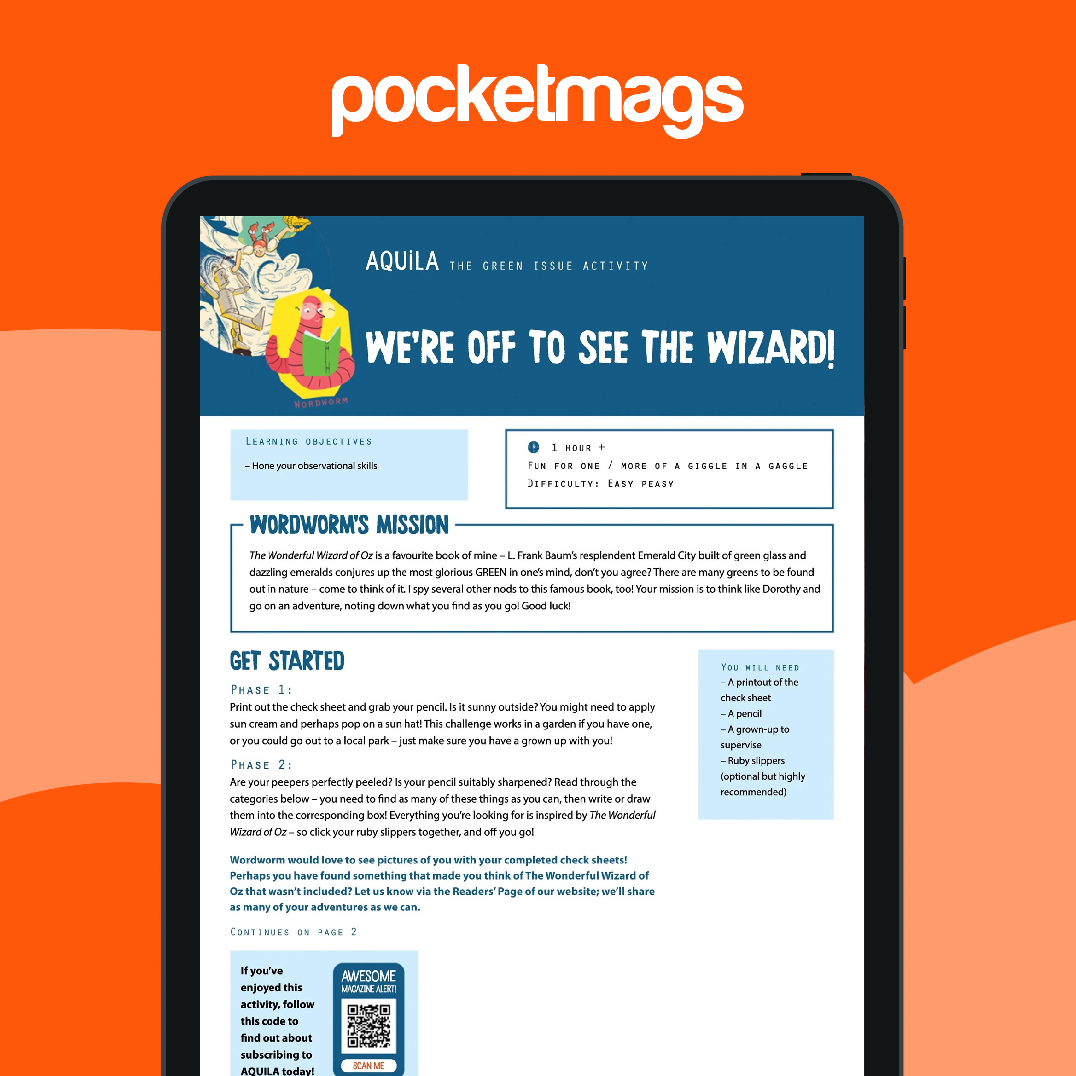 Aquila Magazine - Off to see the wizard Back Issue