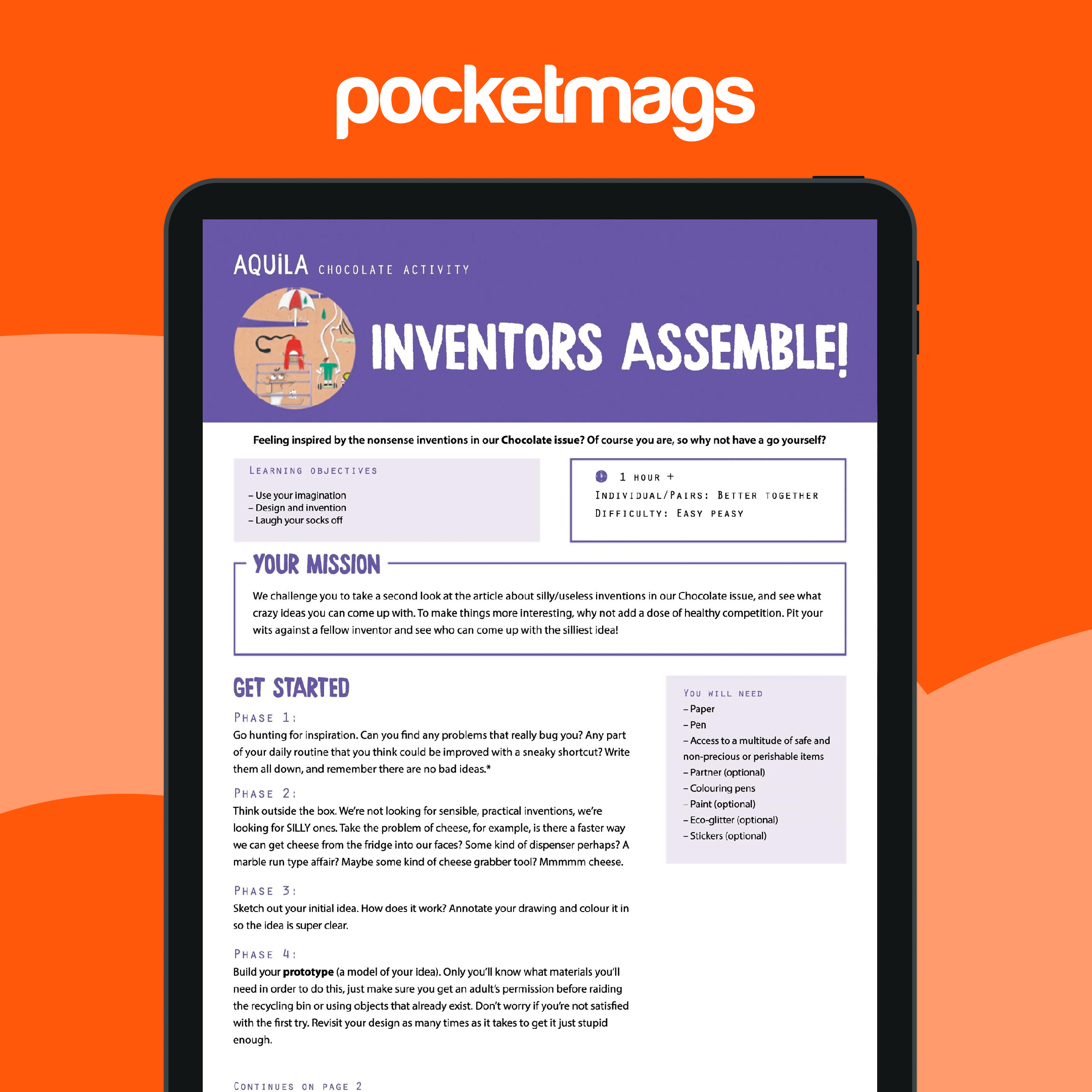 Aquila Magazine - Inventors assemble! Back Issue