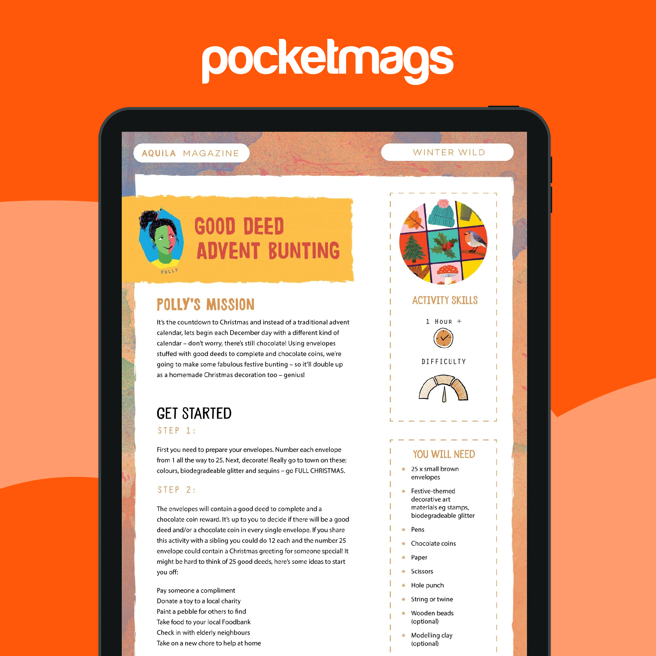 Aquila Magazine - Make a good deed advent calendar Back Issue