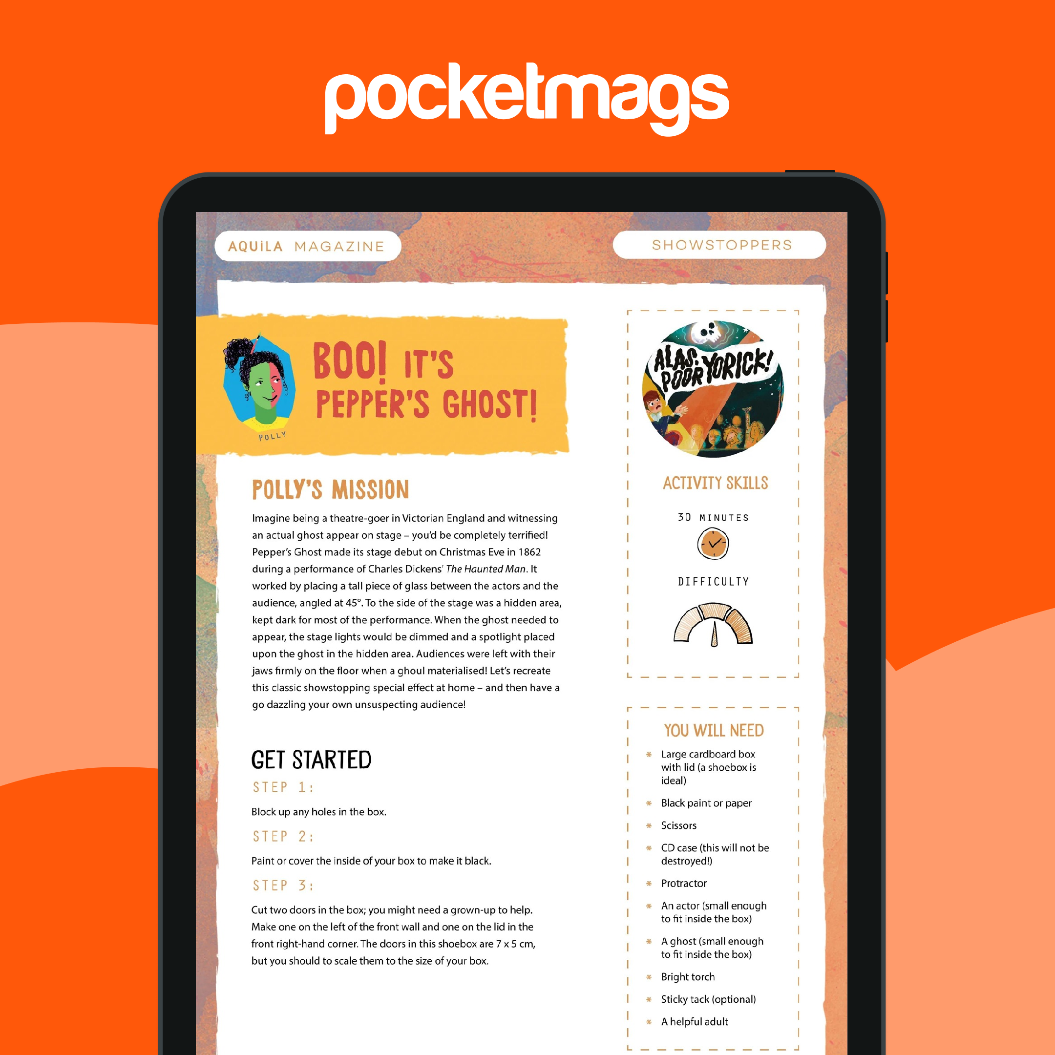 Aquila Magazine - Boo Its Peppers Ghost Back Issue