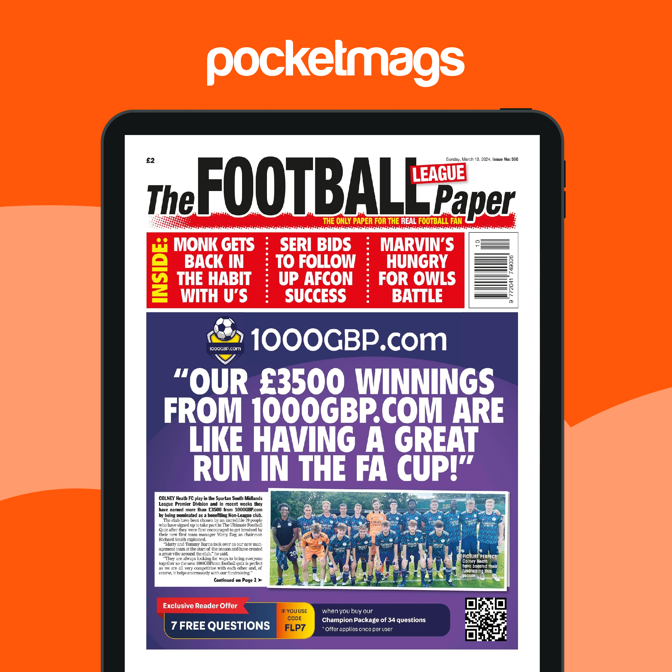 The Football League Paper Magazine - 10th March 2024 Back Issue