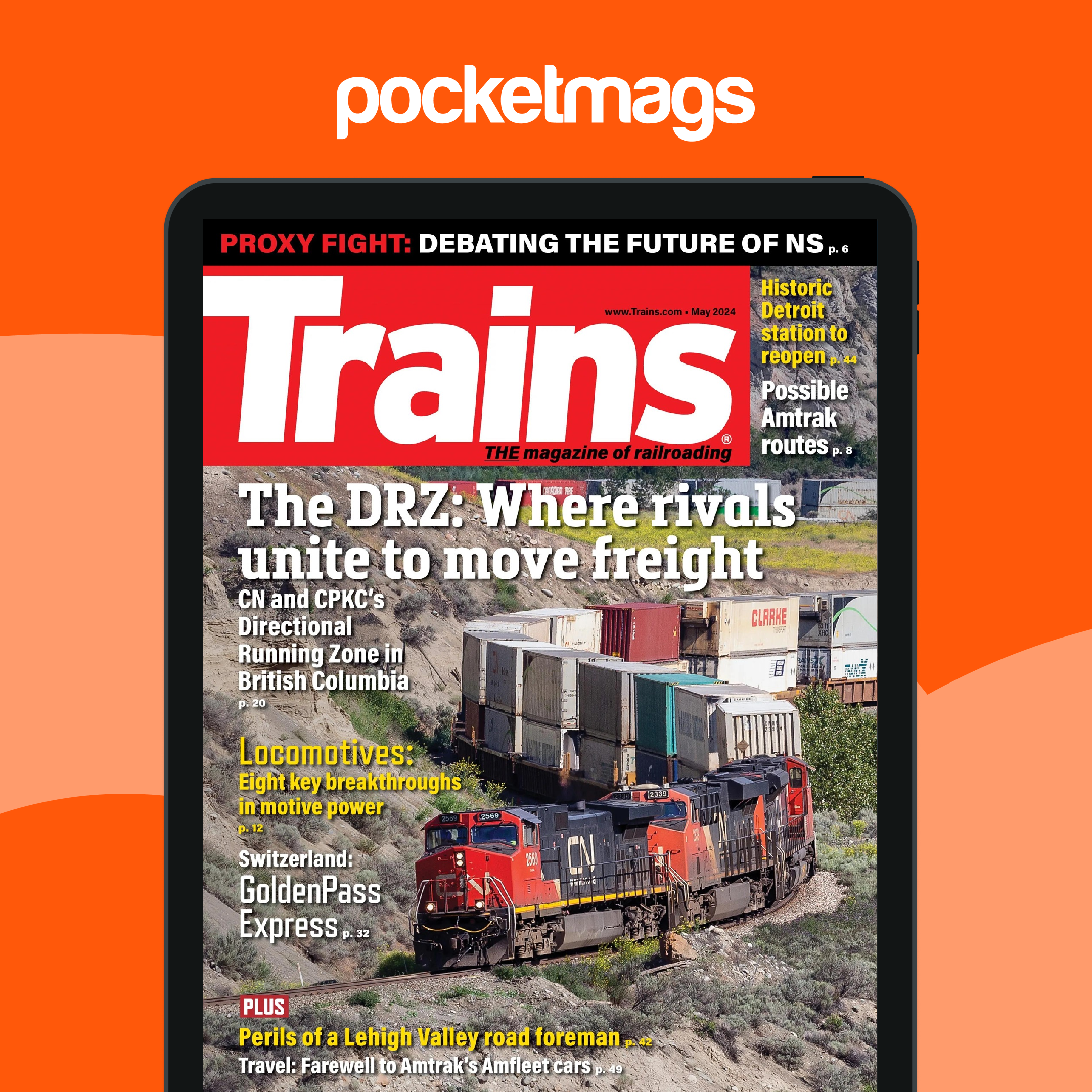 Trains Magazine - May 2024 Back Issue