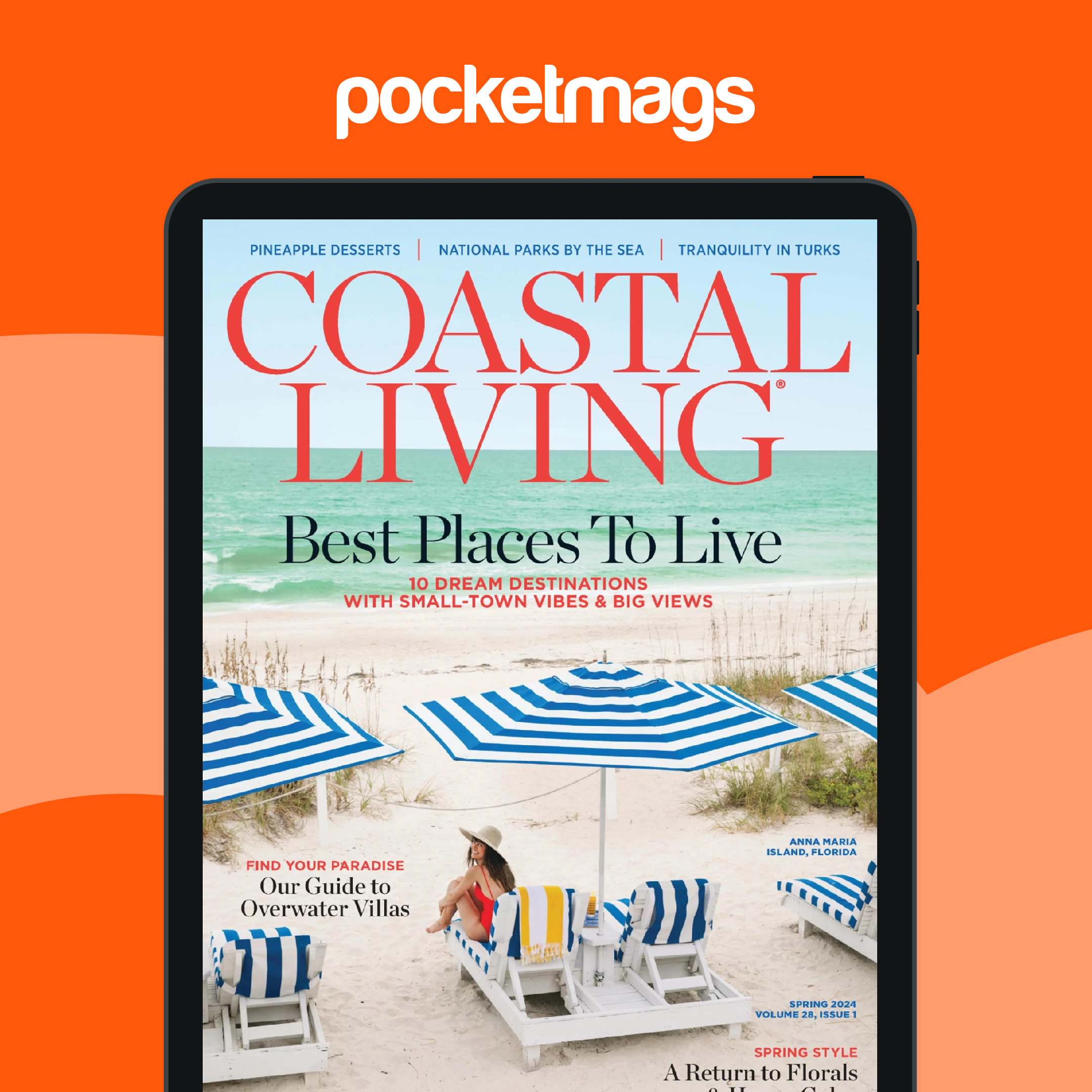 Coastal Living Magazine - Spring 2024 Back Issue