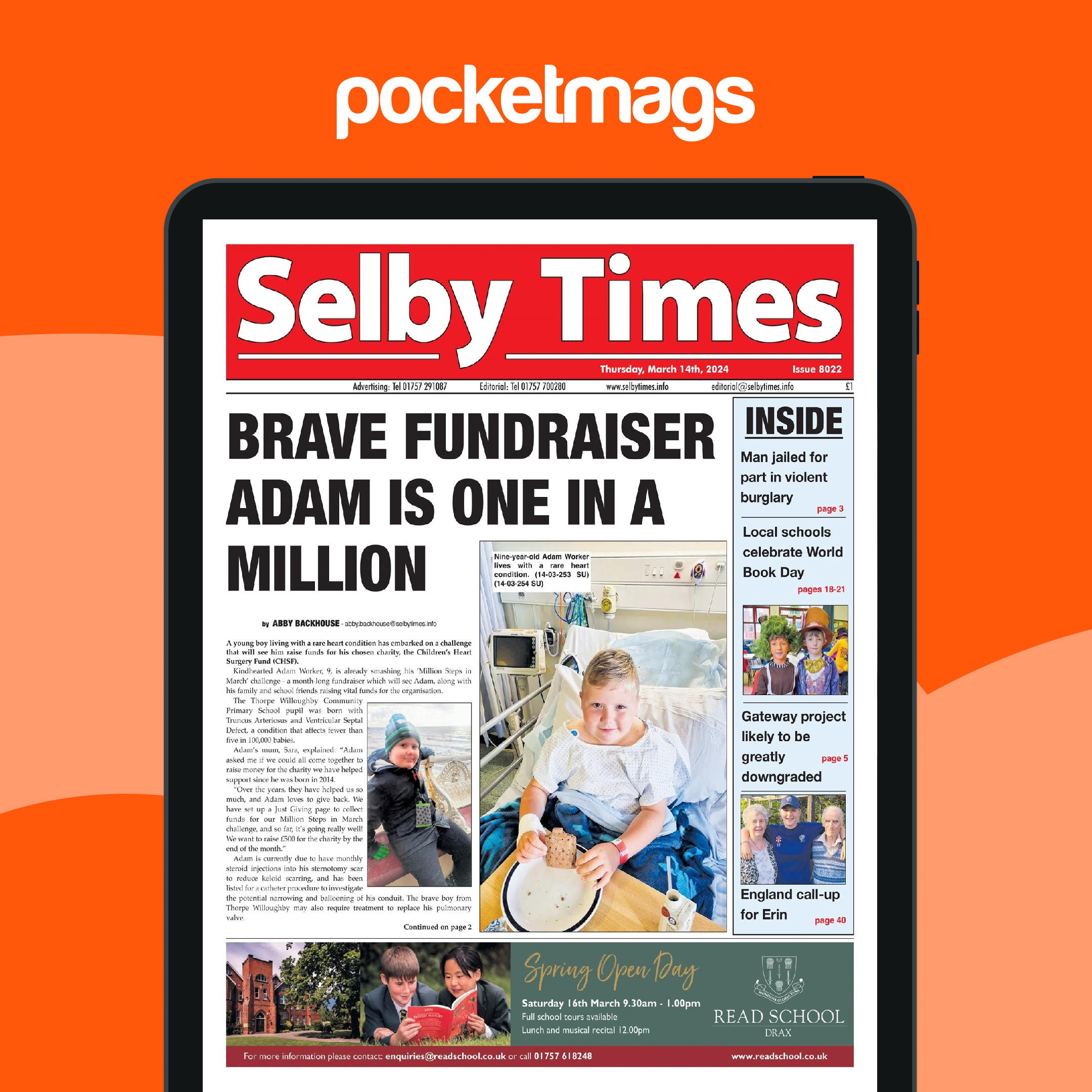 Selby Times Magazine - March 14th 2024 Back Issue